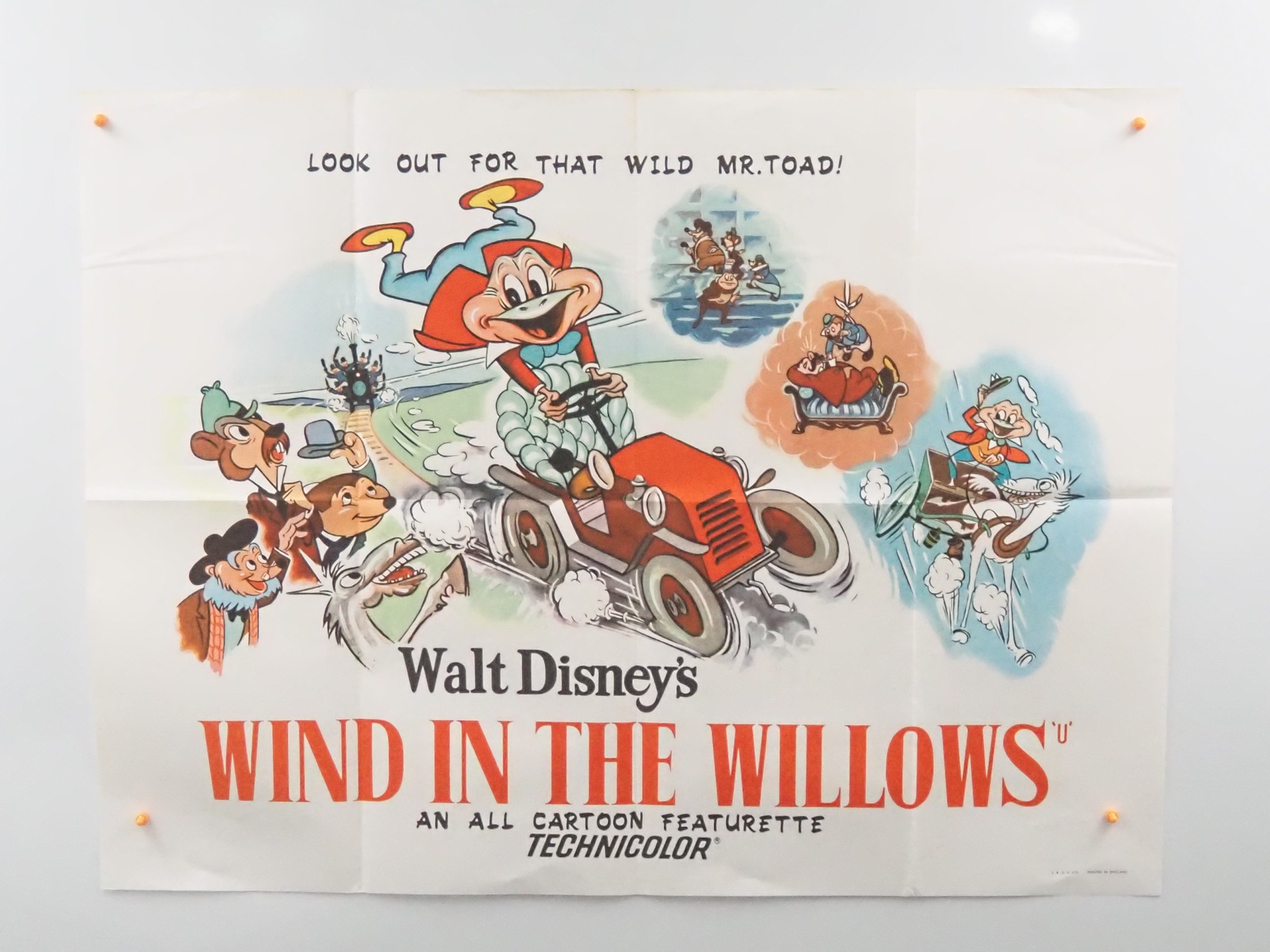 Lot 78 - WALT DISNEY: WIND IN THE WILLOWS (1949)