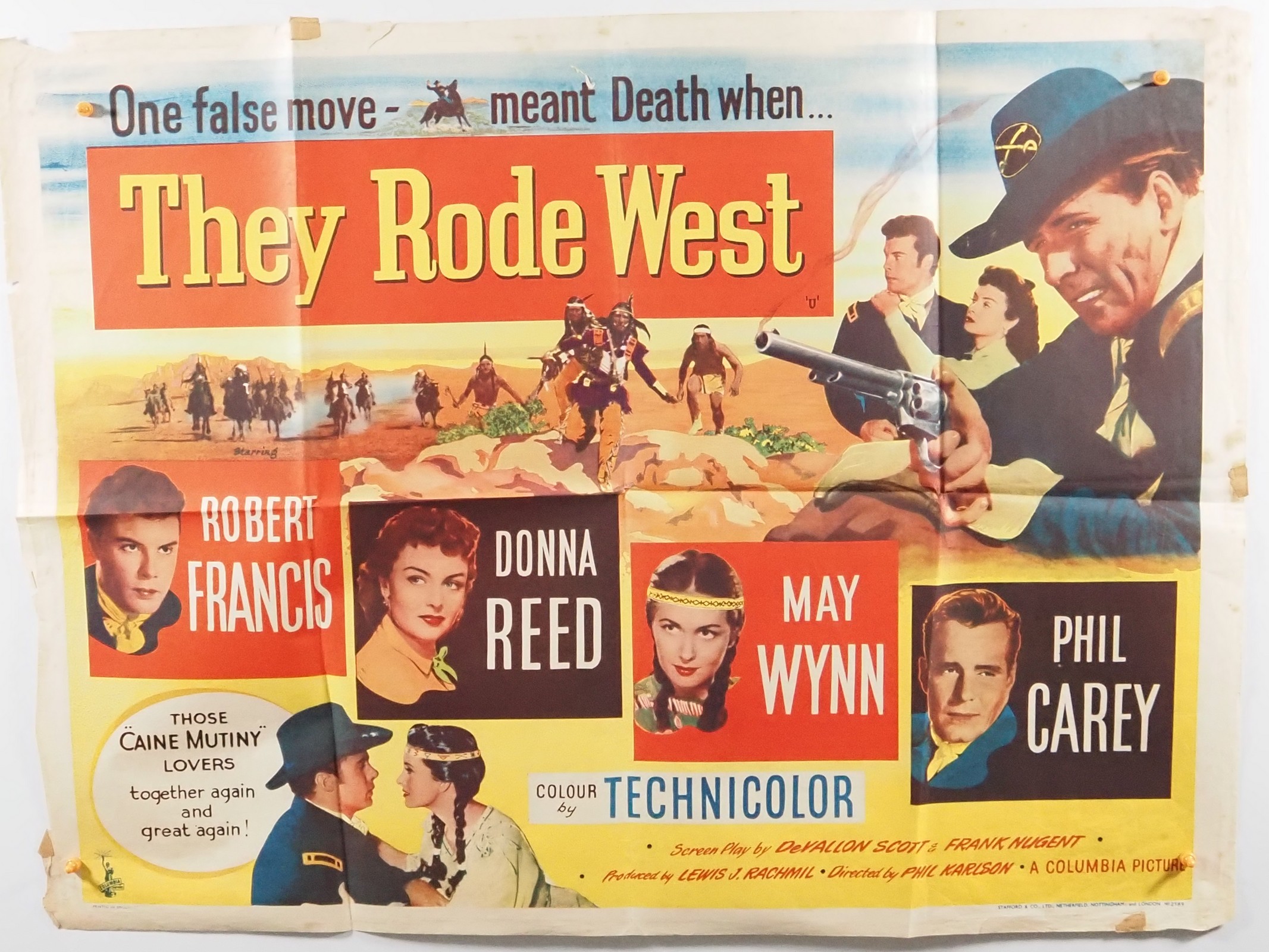Lot 197 - 1950s Western film posters comprising: GREAT