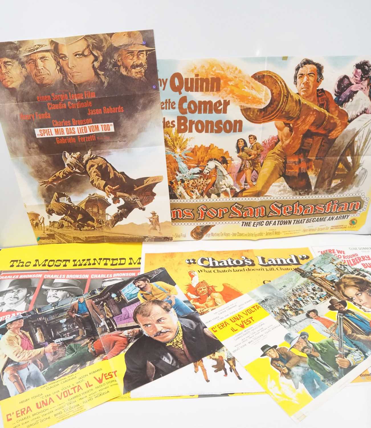Lot 204 - A selection of film posters for Charles