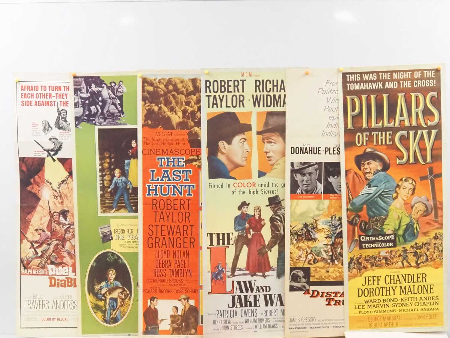 Lot 217 - A large group of US insert movie posters for