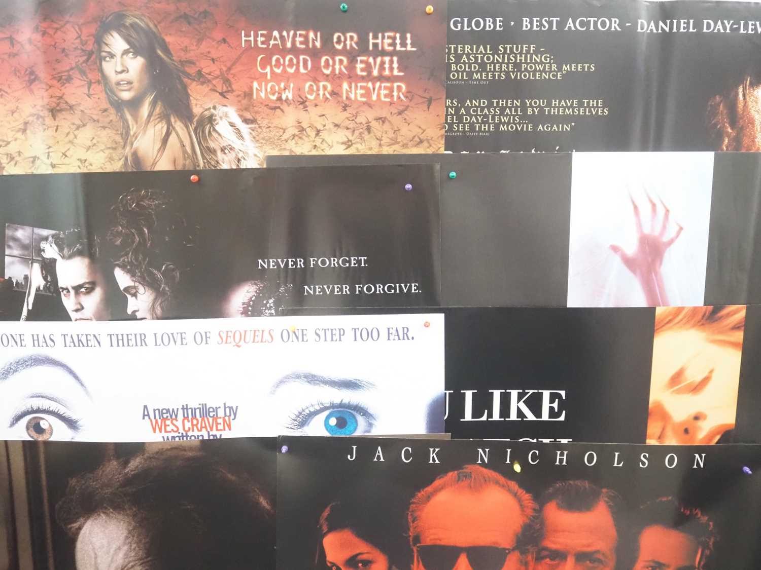 Lot 449 - A group of horror and thriller film UK Quad