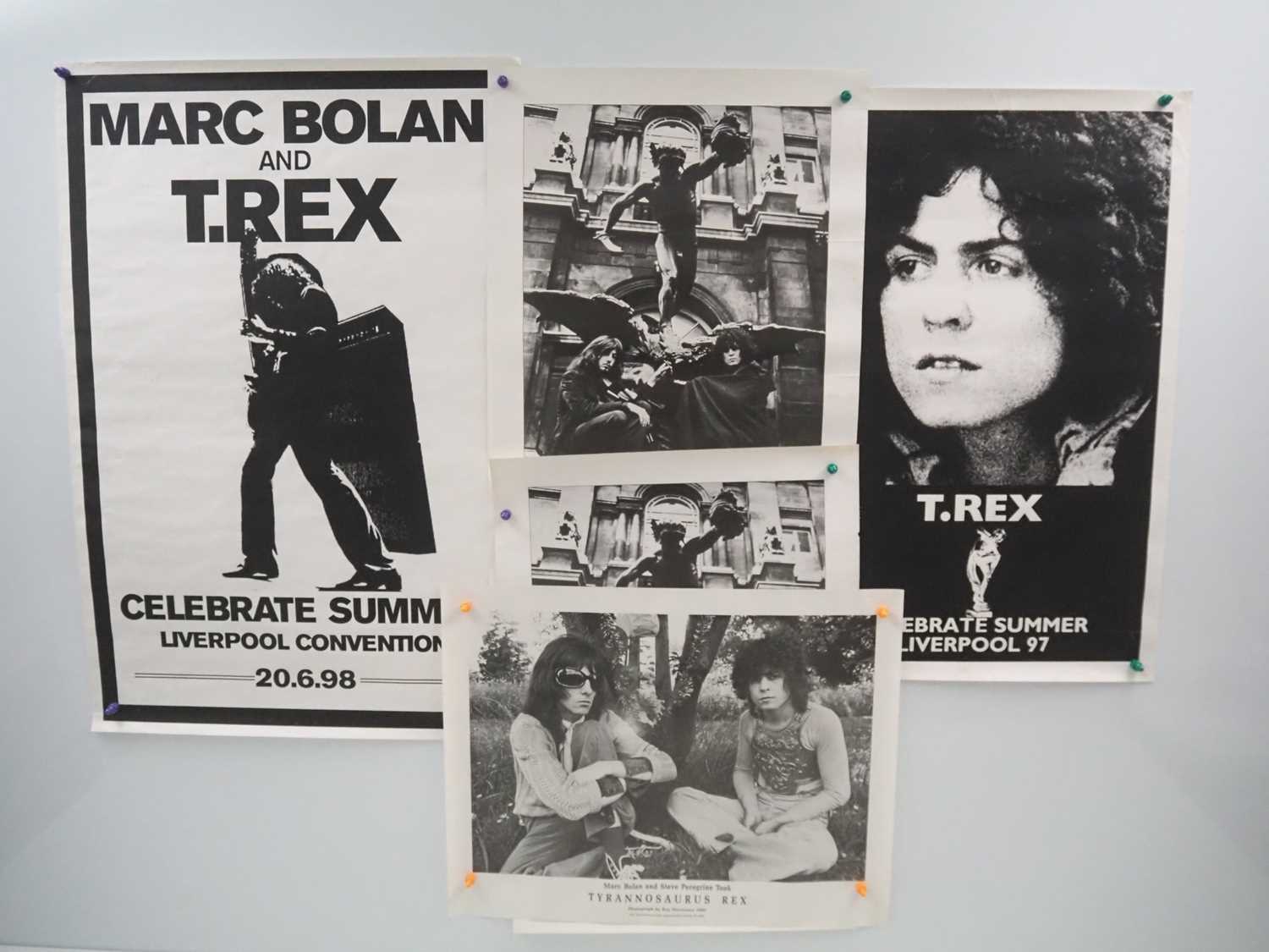 Lot 573 - A group of assorted T-REX fan club posters