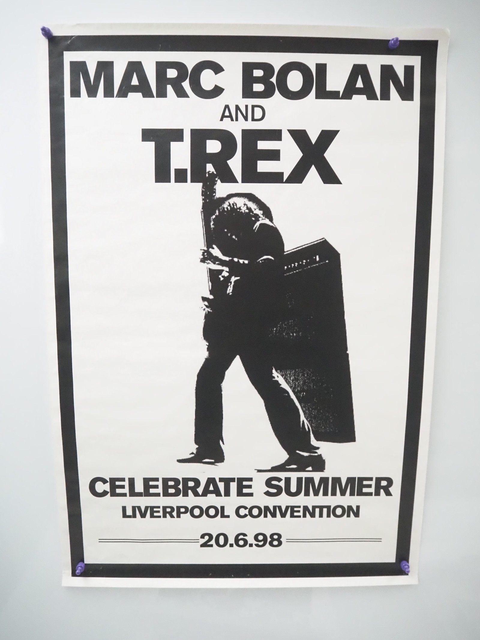 Lot 573 - A group of assorted T-REX fan club posters