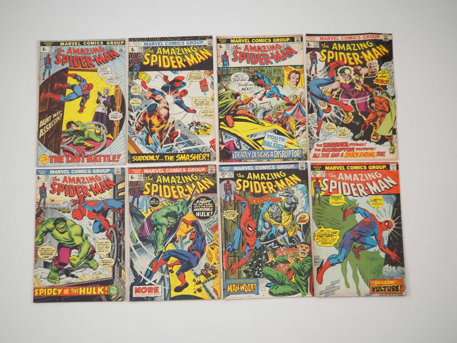 Lot 357 - AMAZING SPIDER-MAN #115, 116, 117, 118, 119,