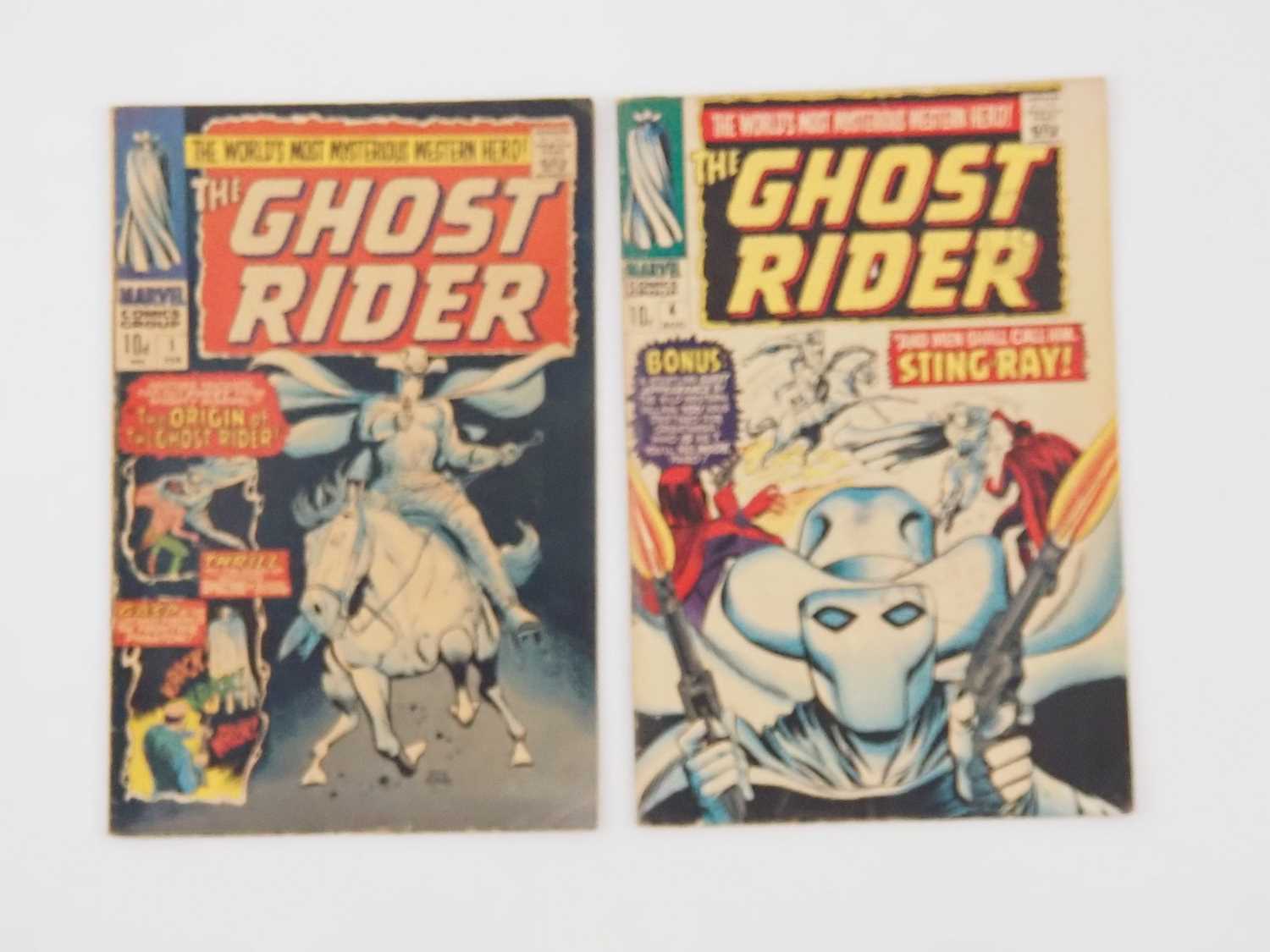 Lot 502 - GHOST RIDER (WESTERN) #1, 4 (2 in Lot)