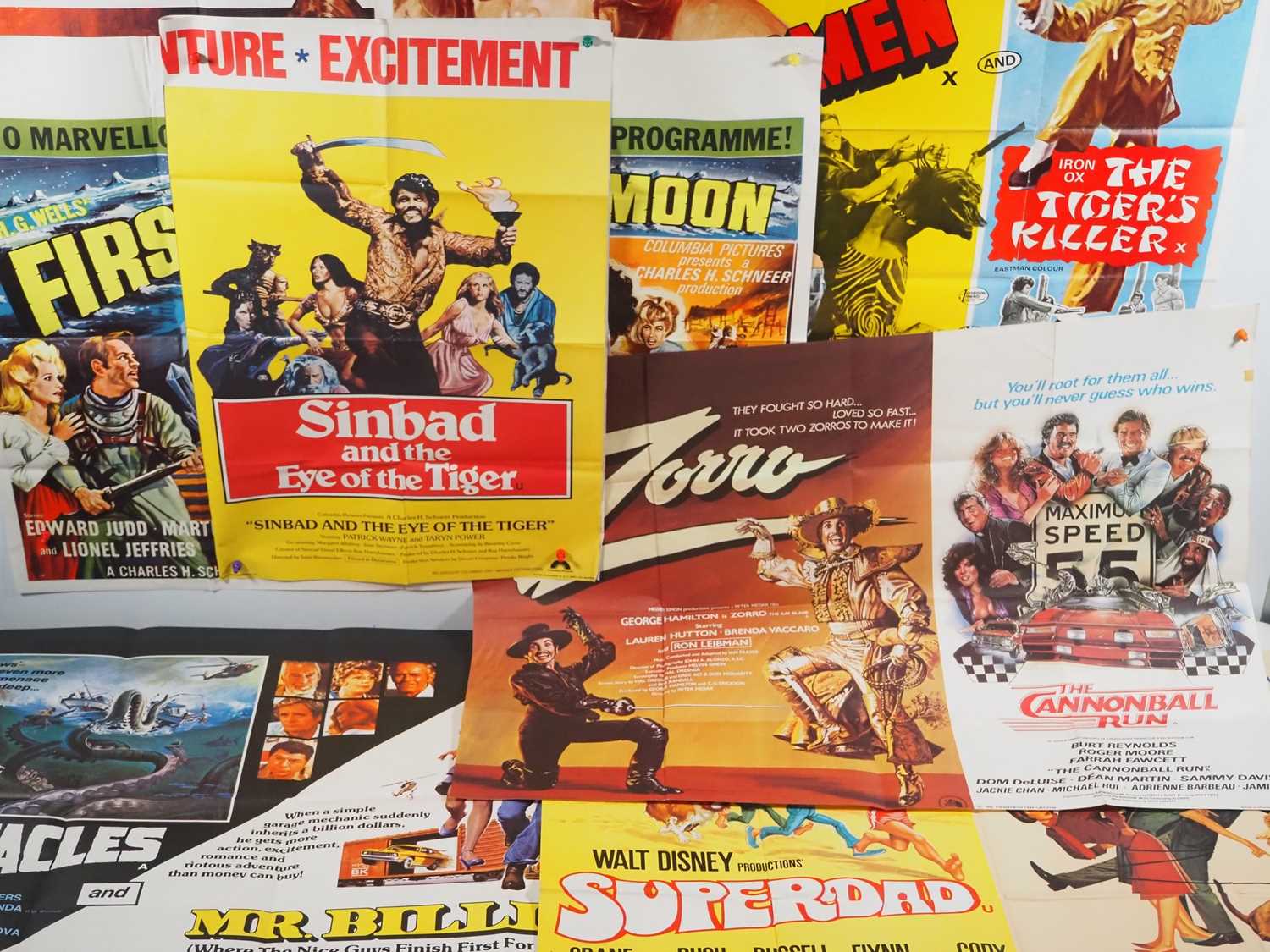 Lot 9 - A large group of Adventure and Action film UK