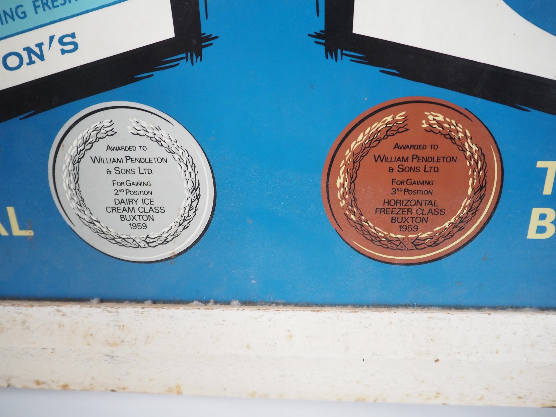 Lot 235 - A mid-20th century 'Pendleton's Ice Cream'