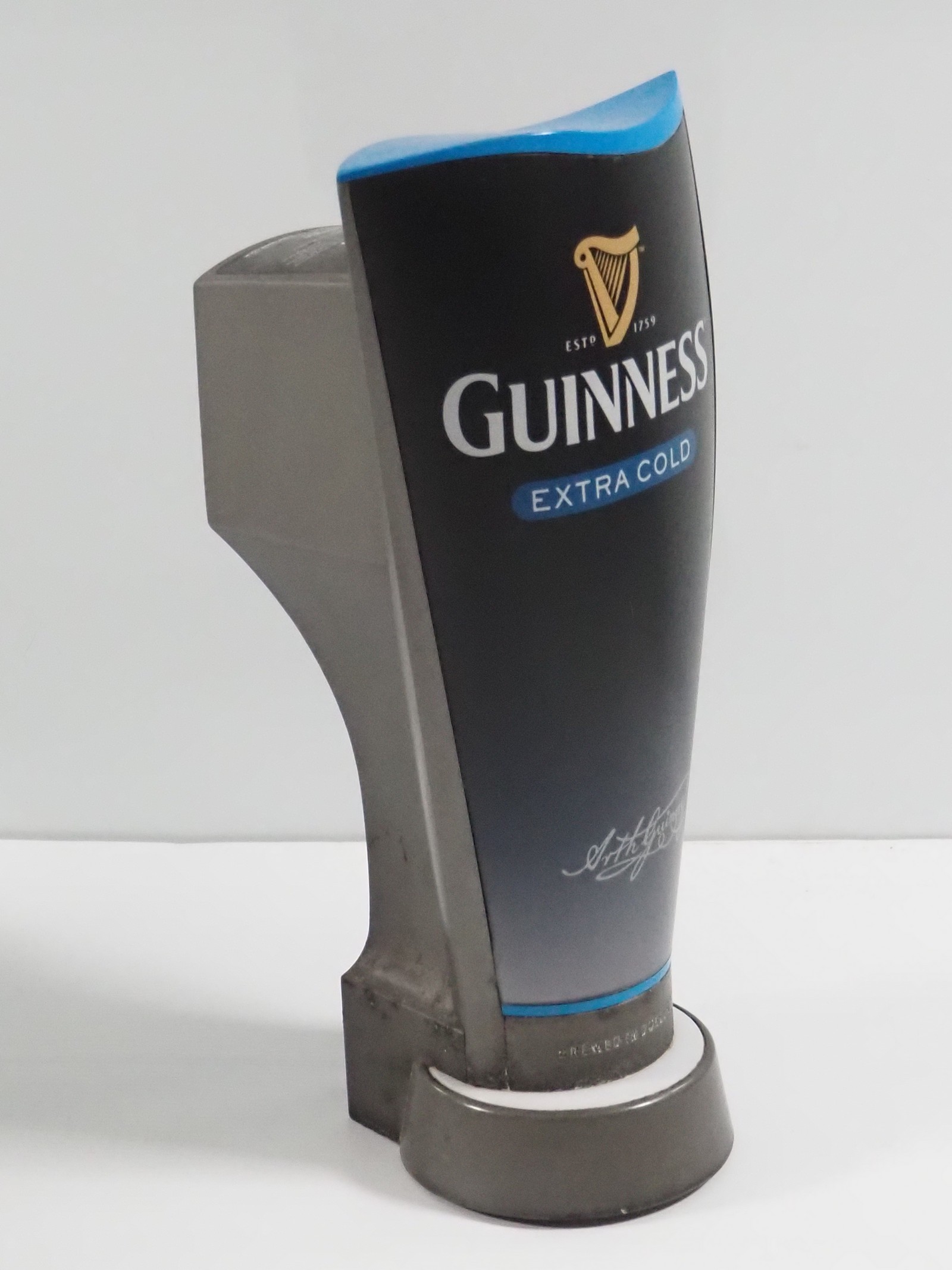 Lot 391 - A group of 3 Guinness beer pump covers, Two