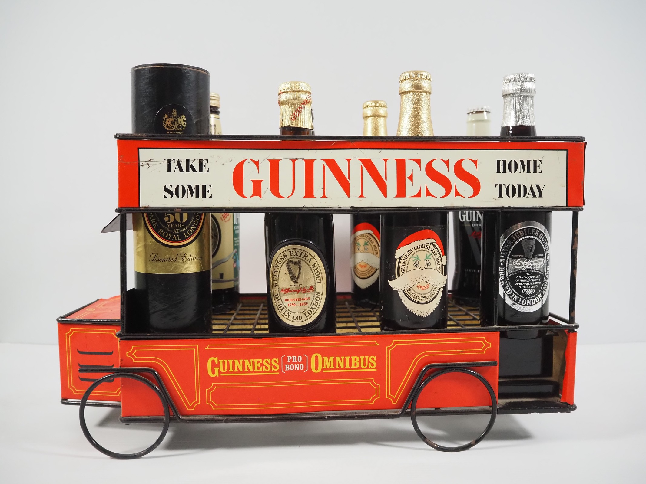Lot 415 - GUINNESS metal Omnibus beer cart bottle