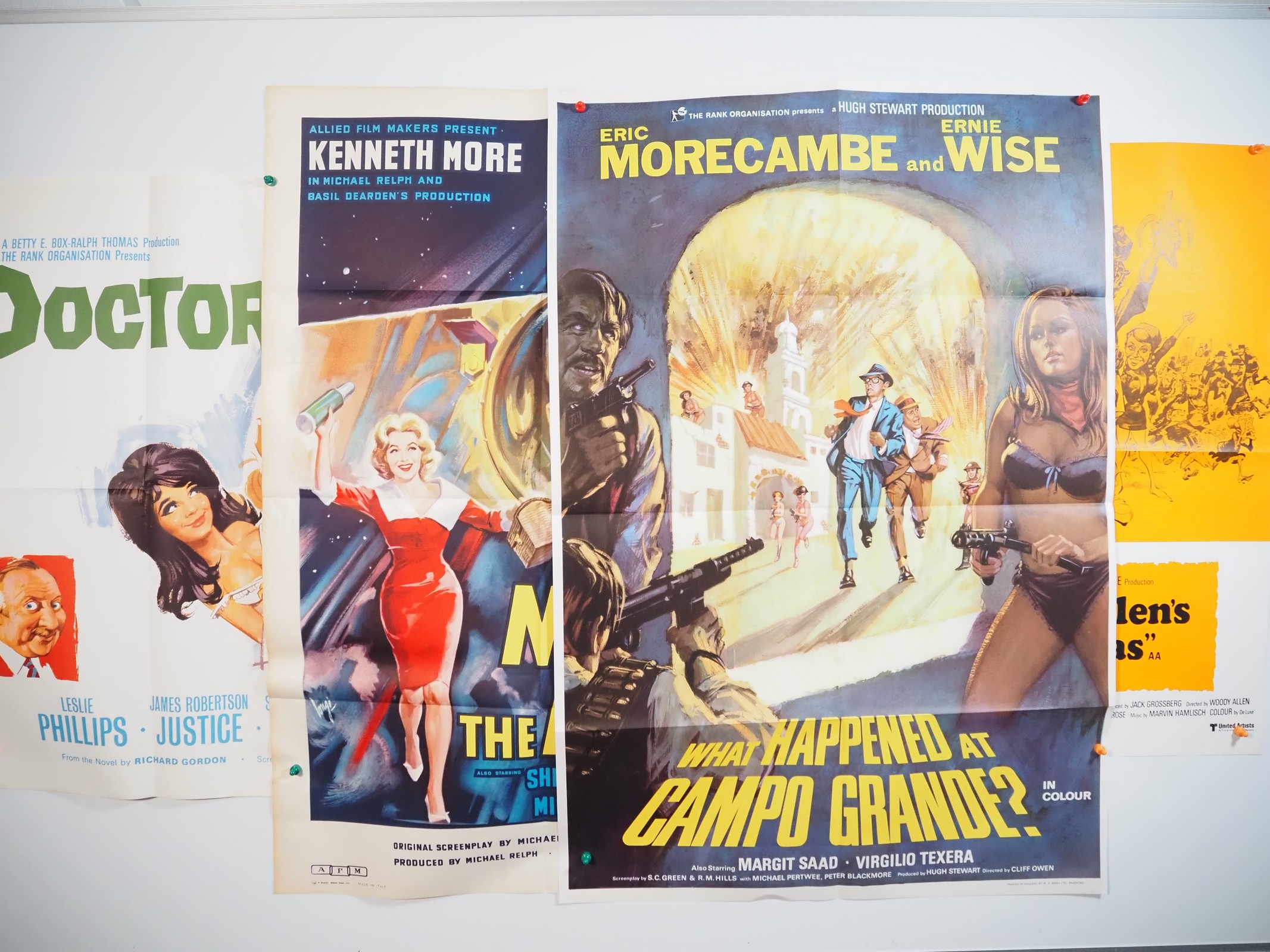 Lot 54 - A group of UK film posters for various comedy