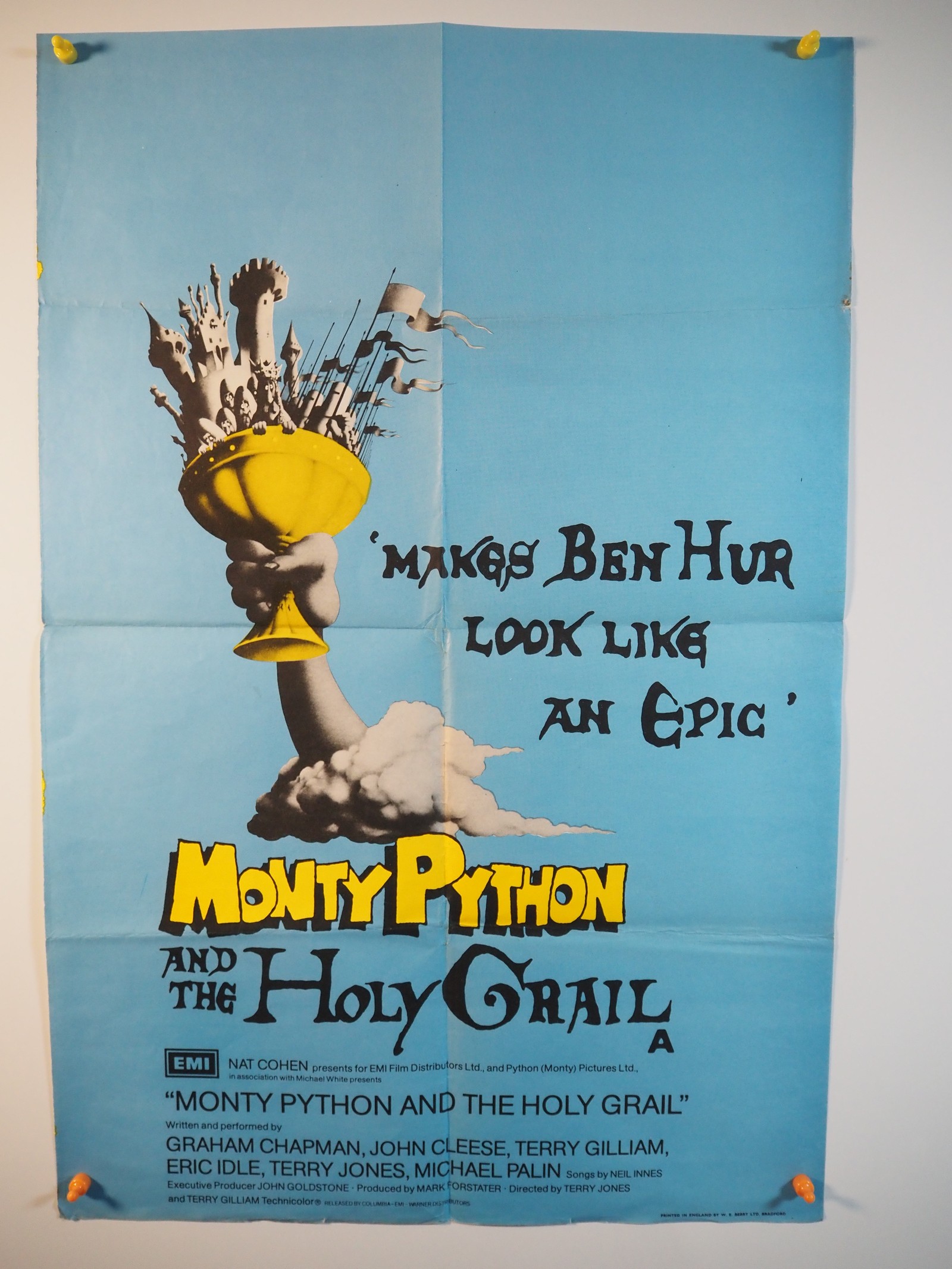 Lot 58 - MONTY PYTHON AND THE HOLY GRAIL (1975) - this