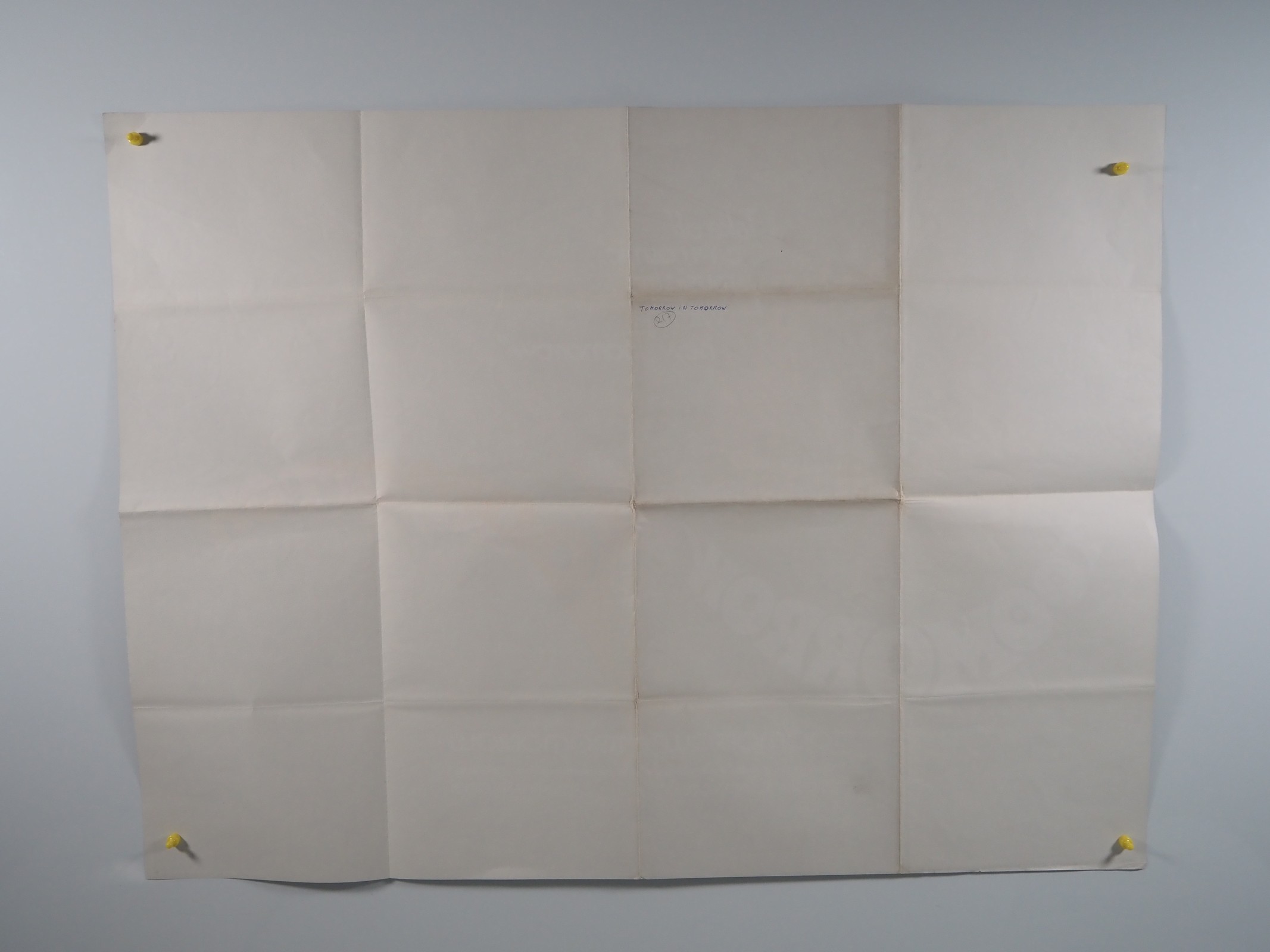 Lot 62 - TOOMORROW (1970) UK Quad film poster - folded