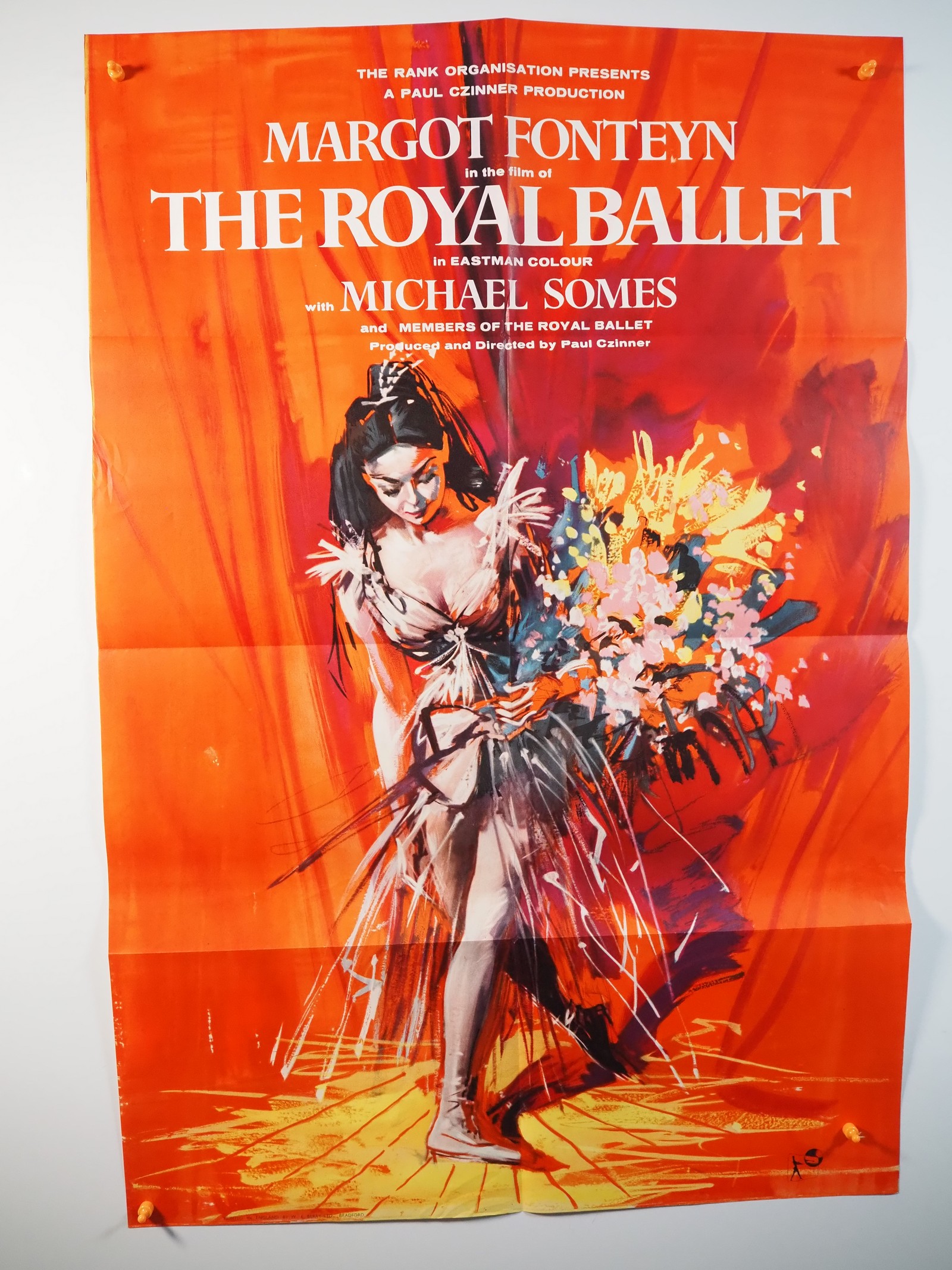 Lot 150 - THE ROYAL BALLET (1960) folded UK one sheet