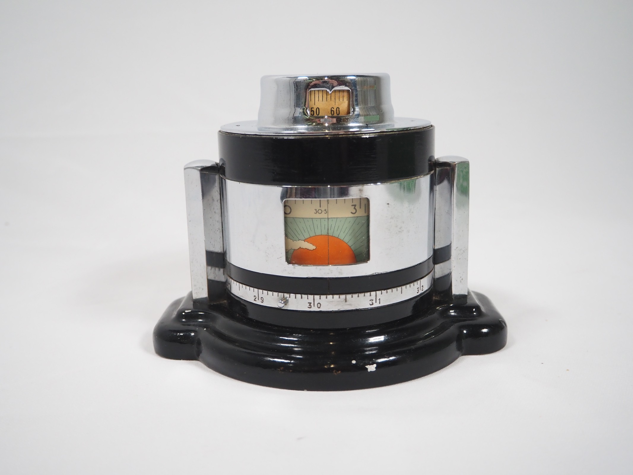 Lot 277 - A 1930's Art Deco Unigraph desktop barometer