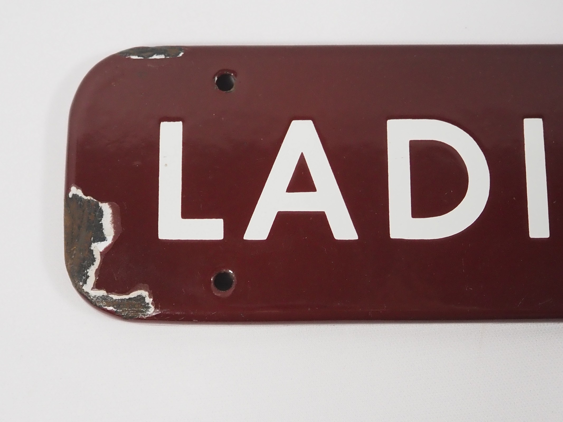 Lot 315 - Western Railways Enamel 'Ladies Room' sign