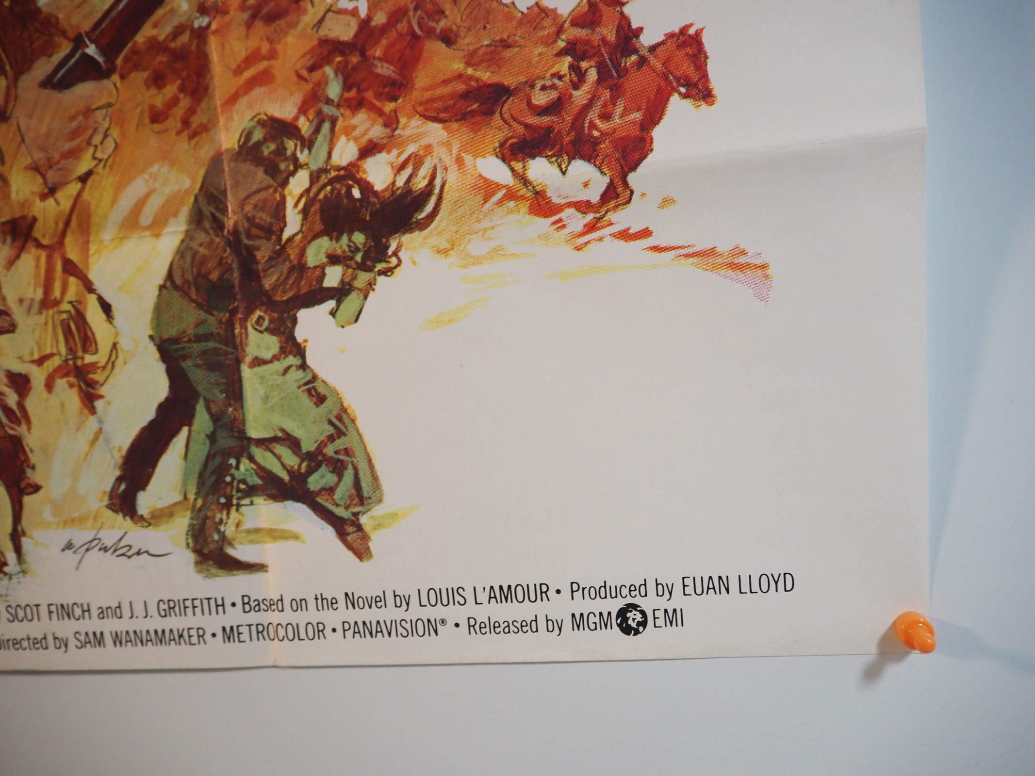 Lot 84 - CATLOW (1971) Putzu Art - UK Quad film poster