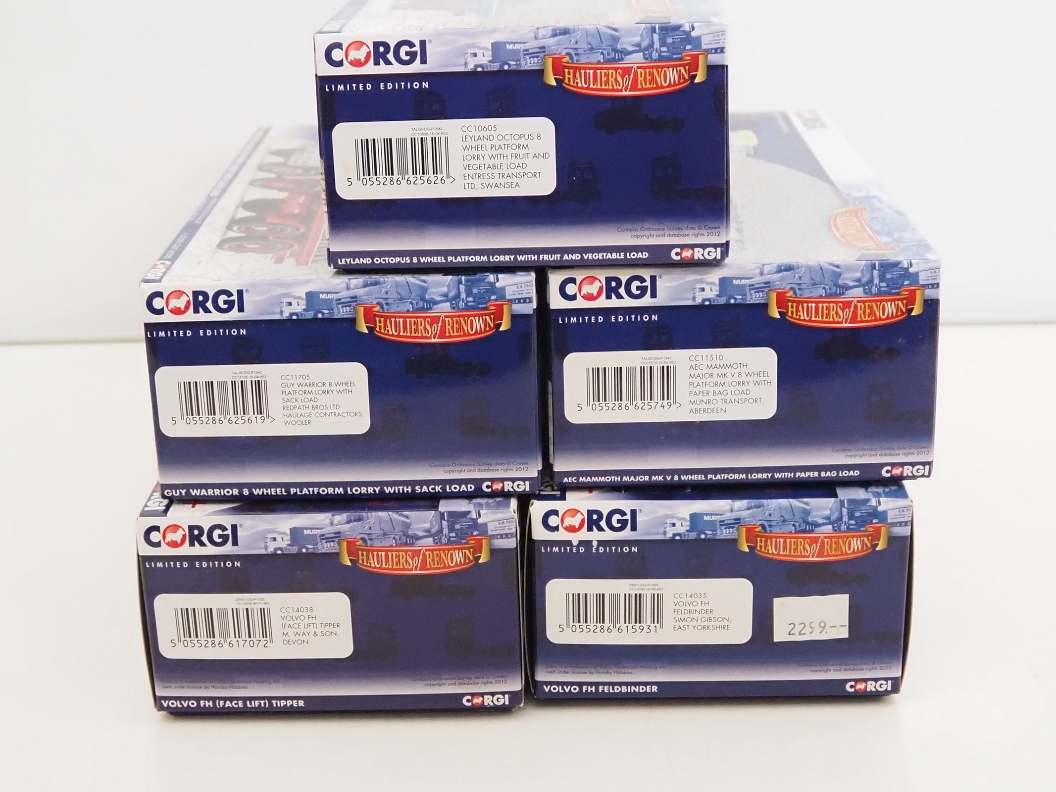 Lot 75 - A group of CORGI 1:50 scale articulated and