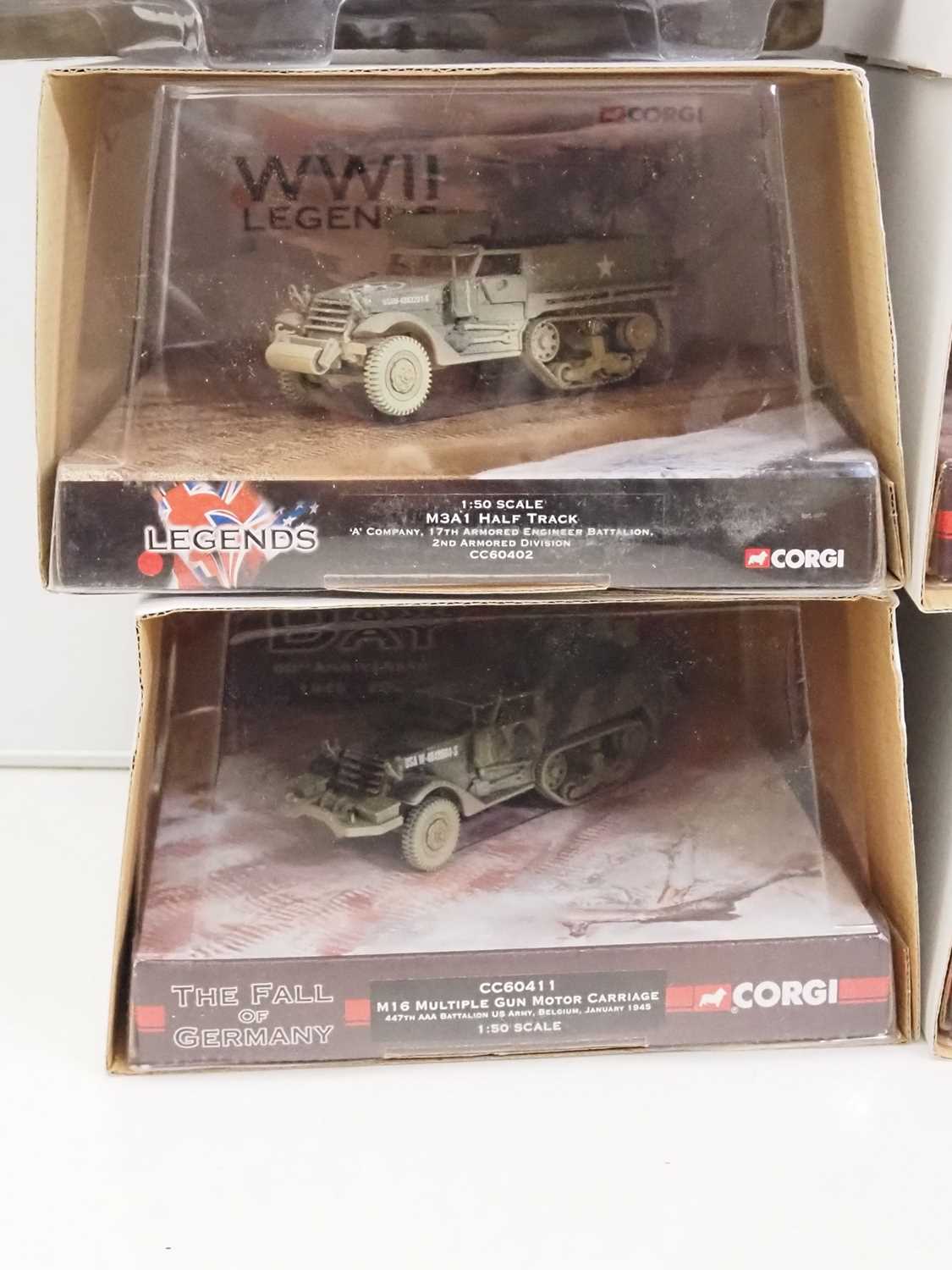 Lot 81 - A group of CORGI 1:50 scale diecast tank