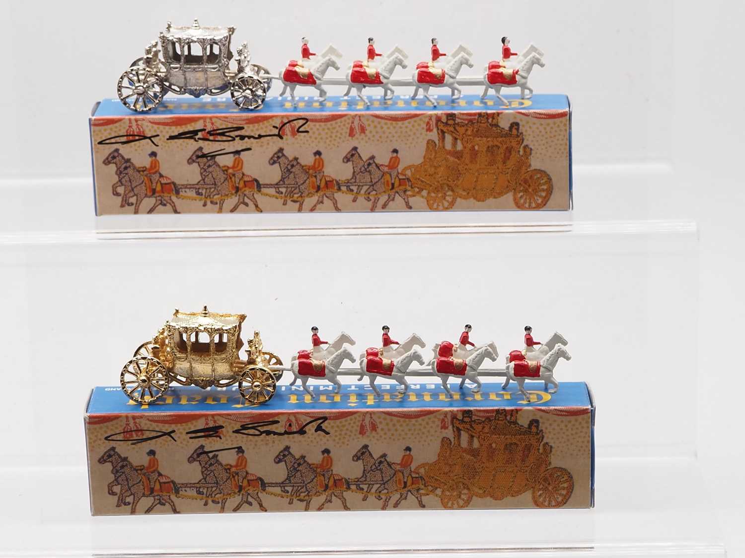 Lot 133 - A pair of A PERFECT MINIATURE diecast