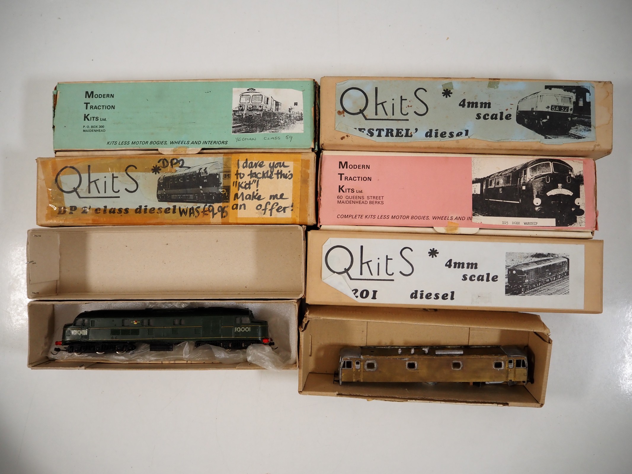 Lot 540 - A group of six MODERN TRACTION KITS OO gauge