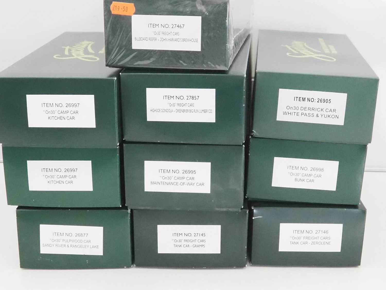 Lot 615 - A group of SPECTRUM On30 scale freight cars