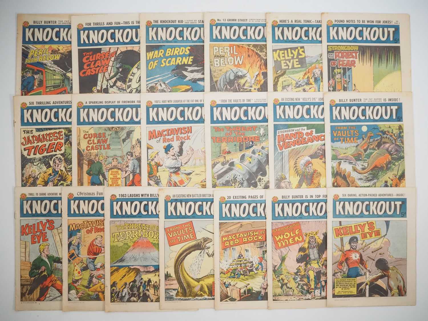 Lot 105 - KNOCKOUT COMIC (19 in Lot) - (28th July 1962