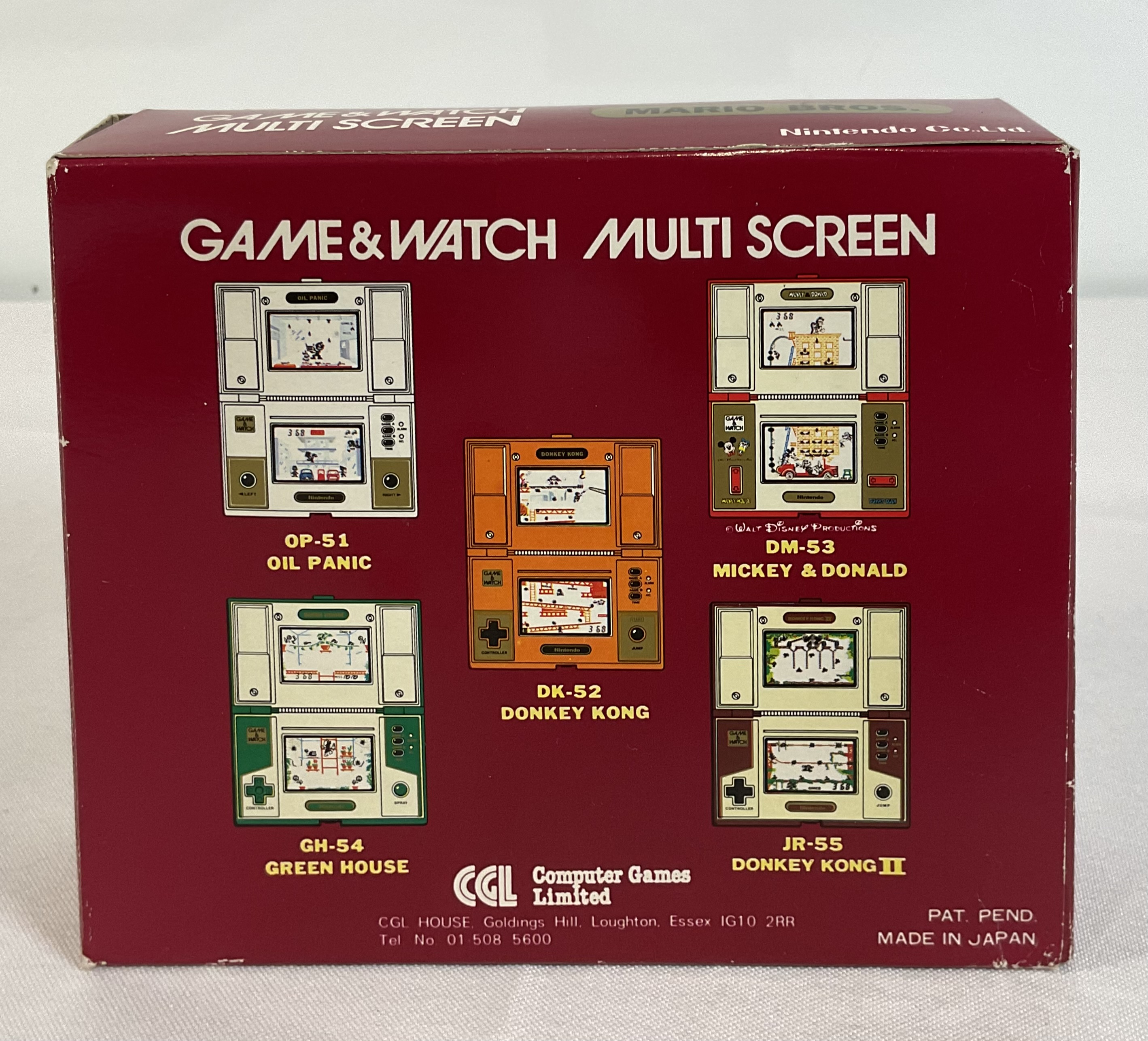 Lot 506 Retro Gaming Two Nintendo Game And Watch