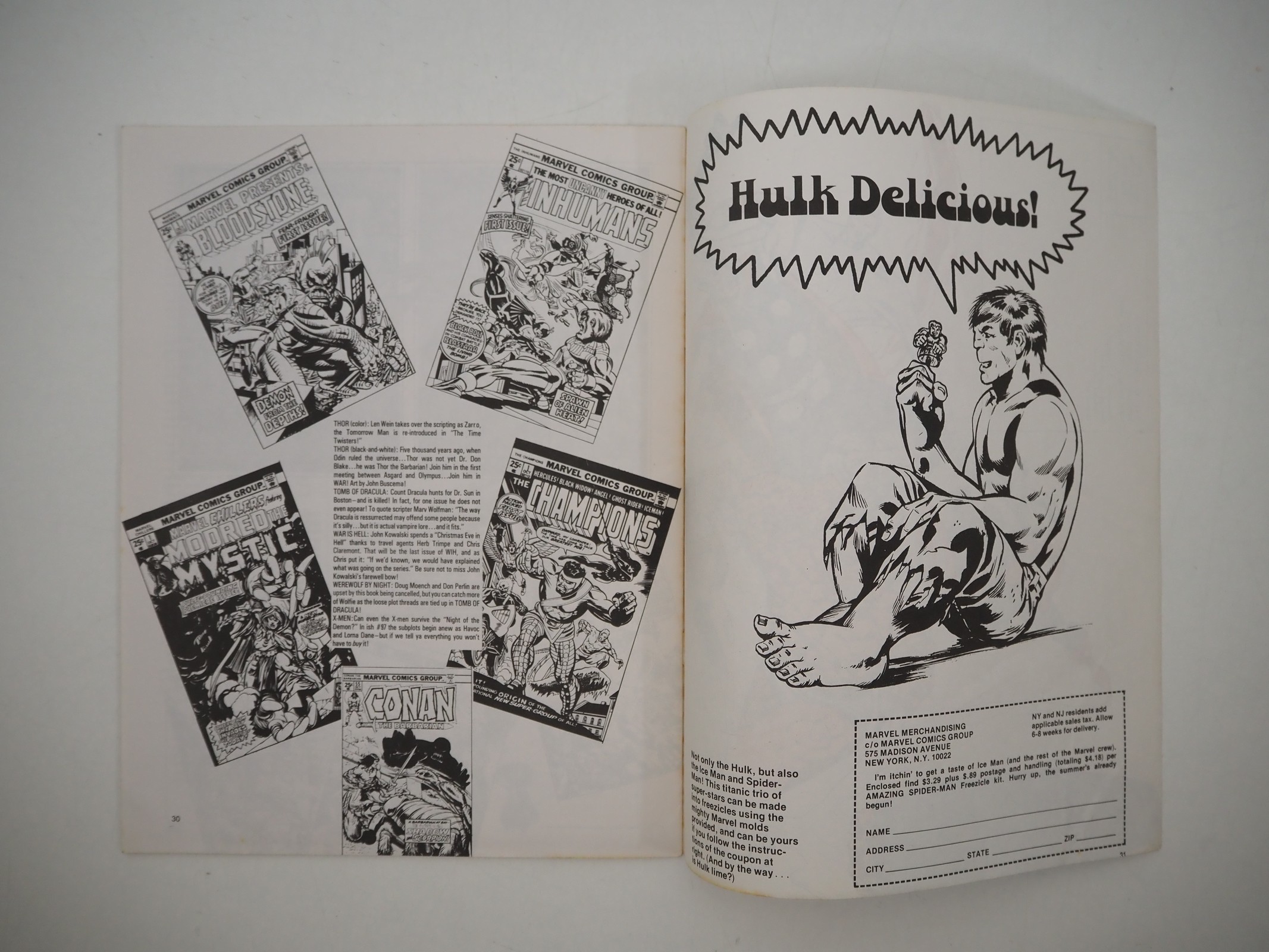 Lot 5 - FOOM MAGAZINE #10 (1975 - MARVEL) - The most