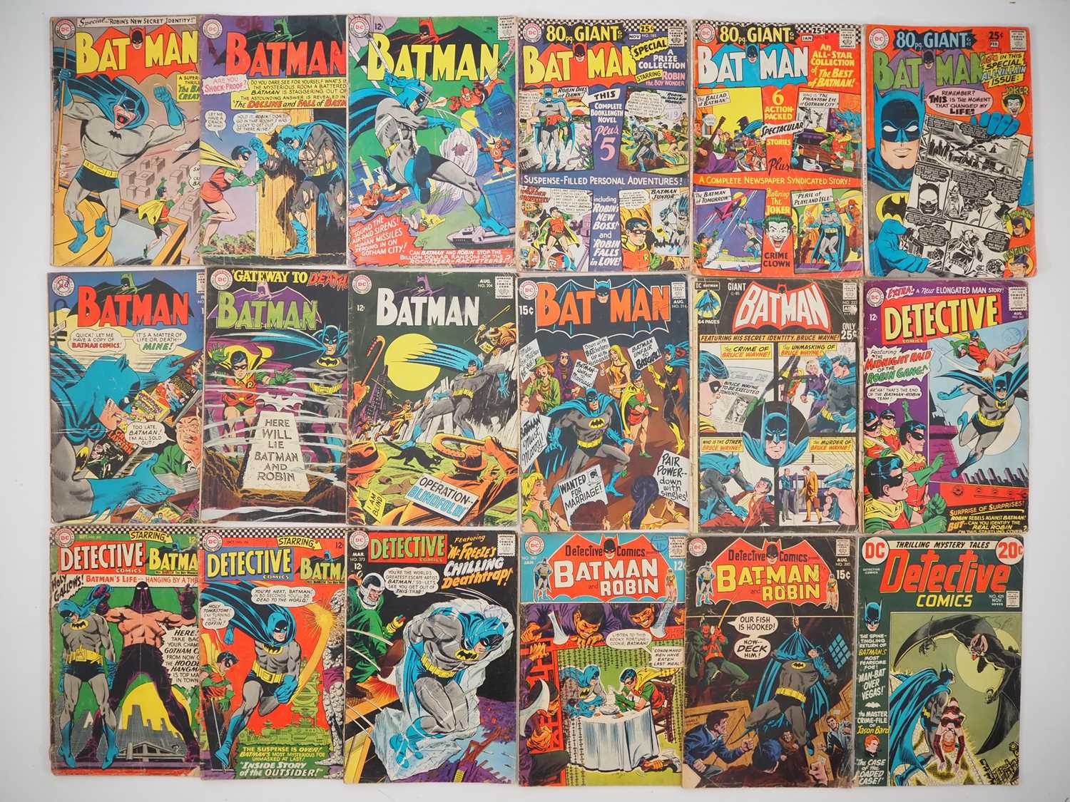 Lot 157 - BATMAN DAMAGED LOT (18 in Lot) - Includes