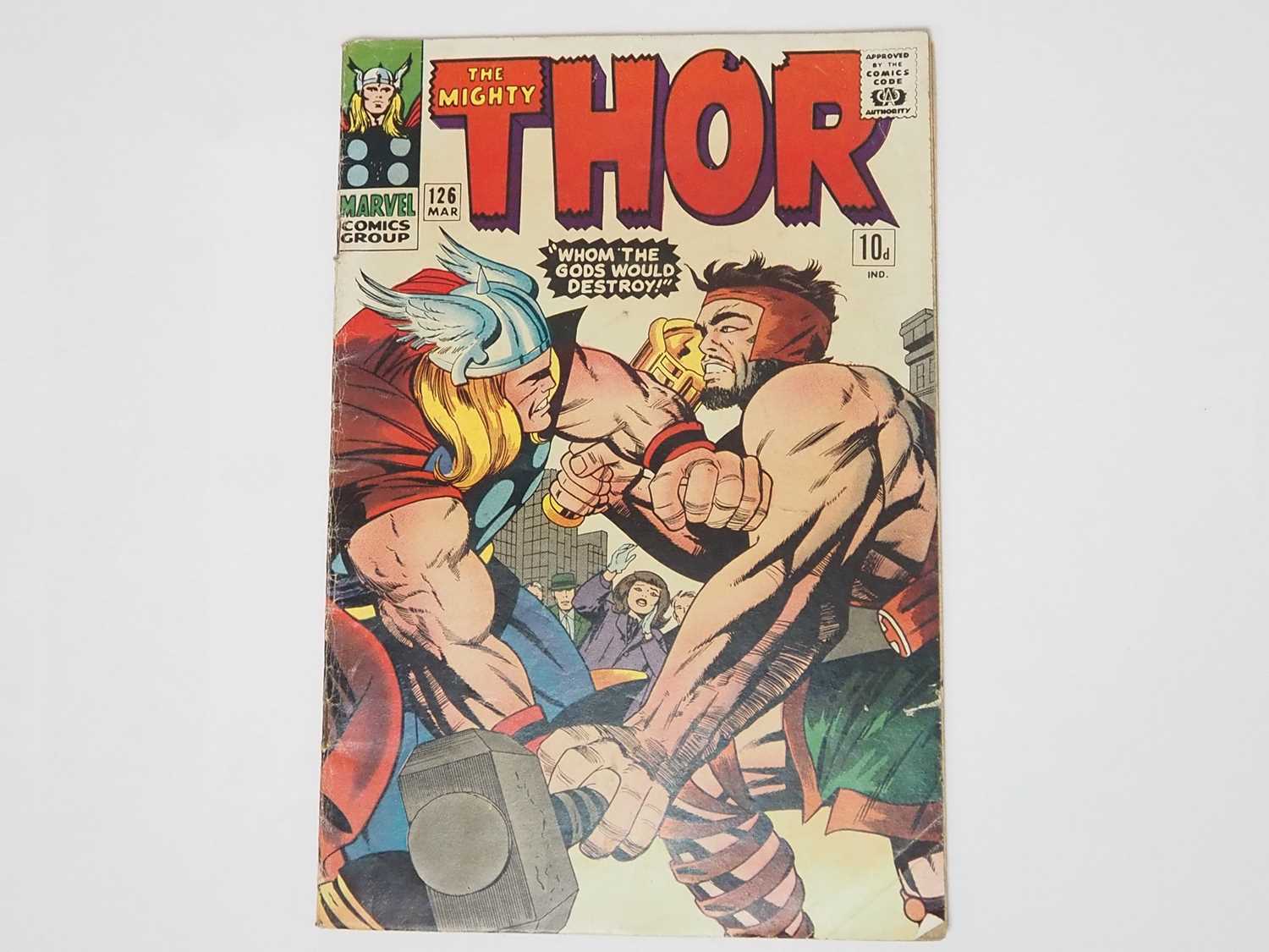 Lot 285 - THOR #126 (1966 - MARVEL - UK Price Variant)