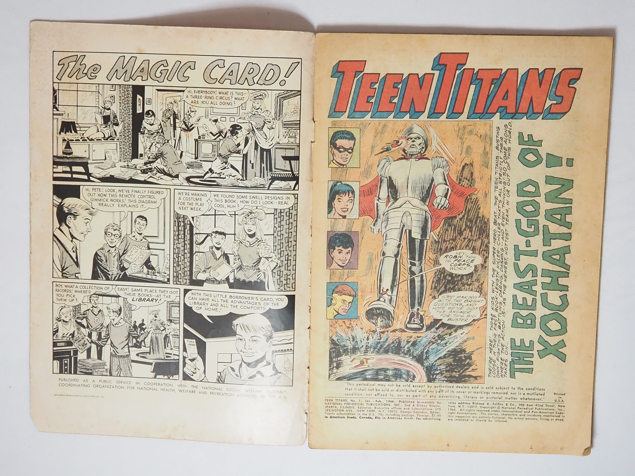 Lot 368 - TEEN TITANS #1 - (1966 - DC) First issue of