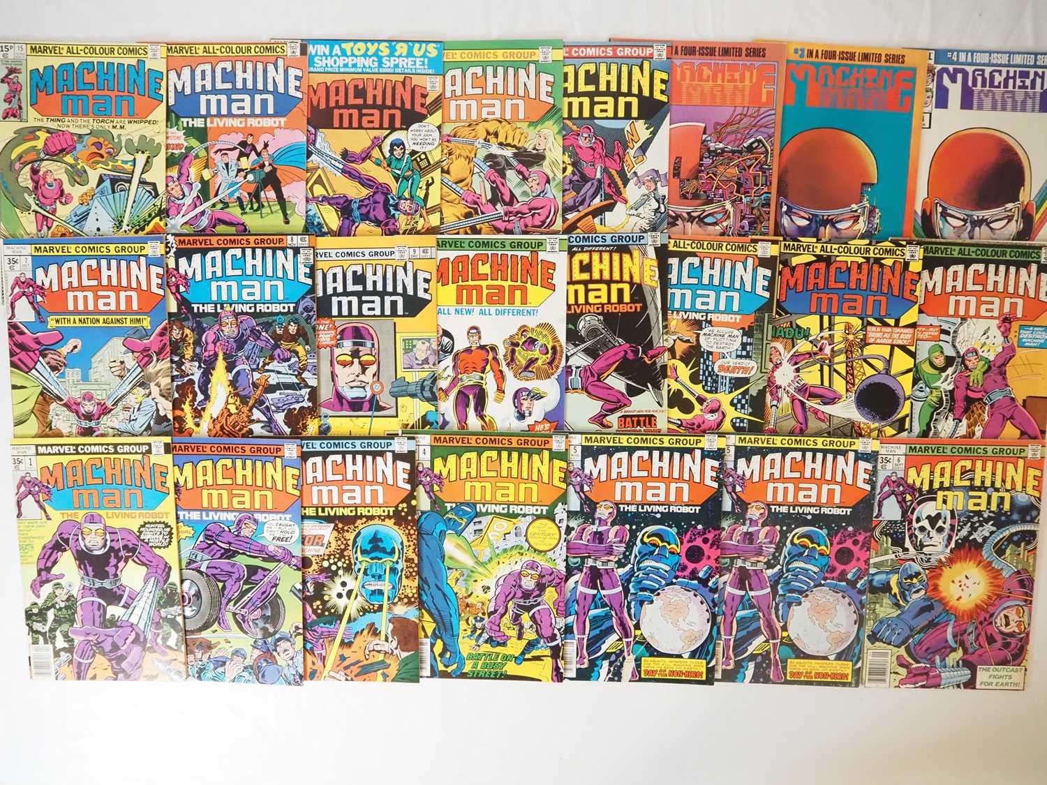 Lot 432 - MACHINE MAN #1 to 19 + MACHINE MAN VOL. 2 #2,