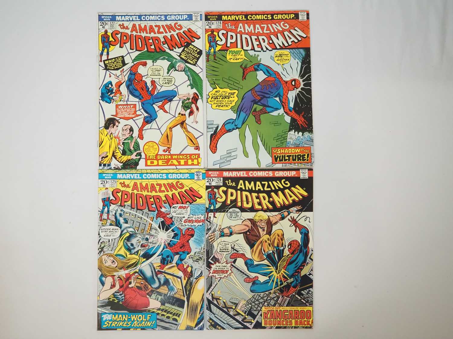 Lot 447 - AMAZING SPIDER-MAN #125, 126, 127, 128 (4 in