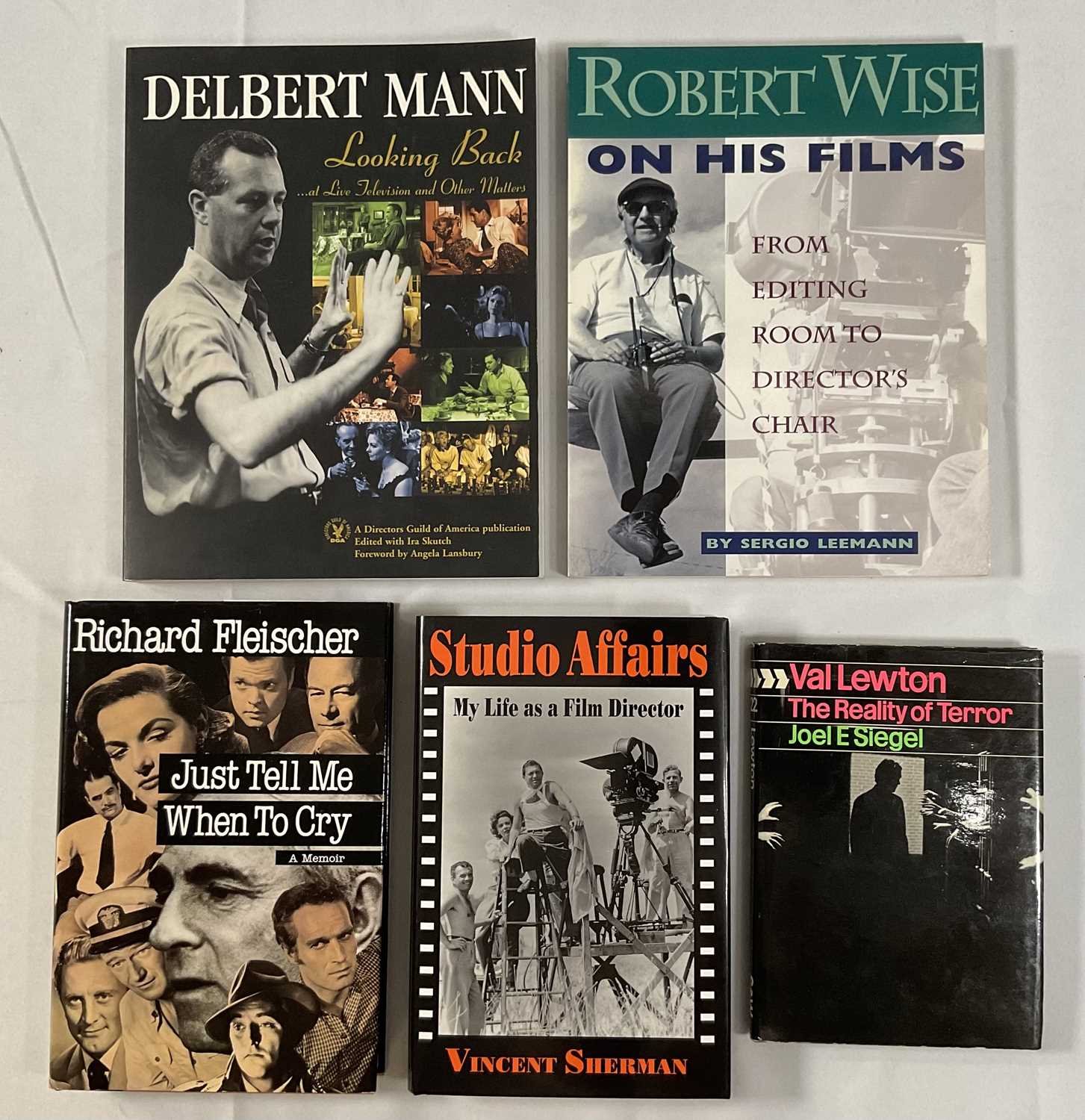 Lot 83 - A group of autographed movie Directors' books