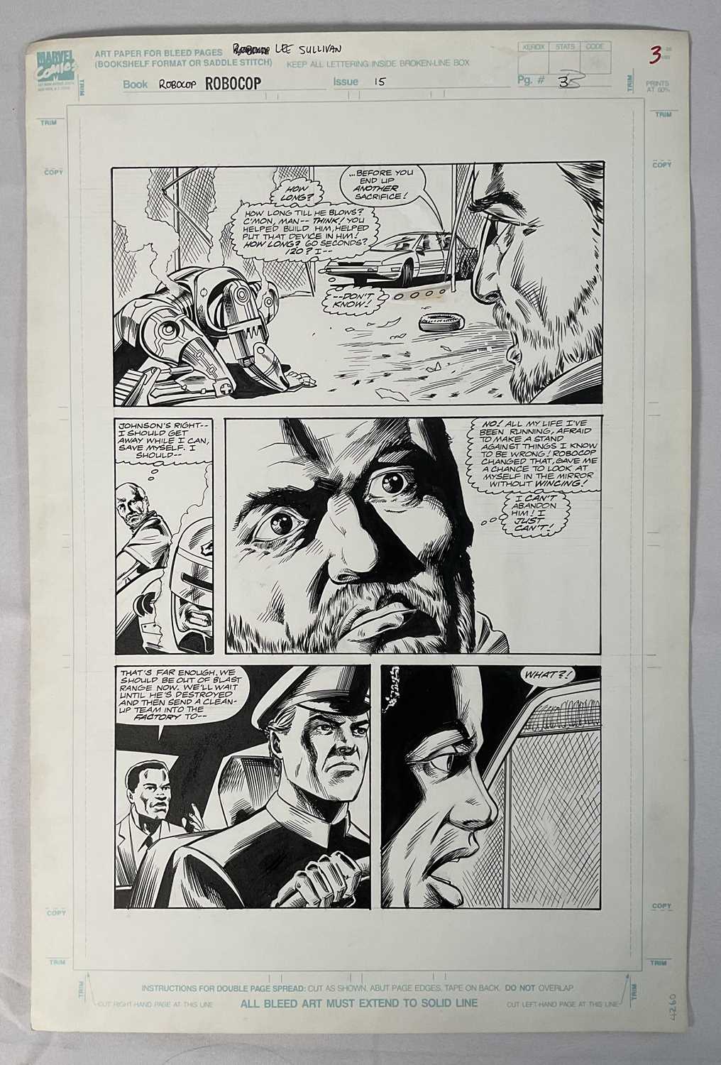 Lot 296 - Original Comic Book Artwork by LEE SULLIVAN