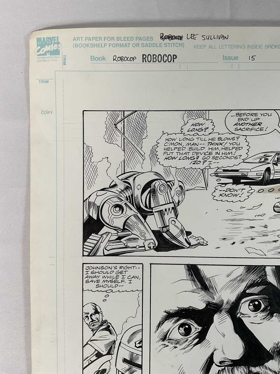 Lot 296 - Original Comic Book Artwork by LEE SULLIVAN