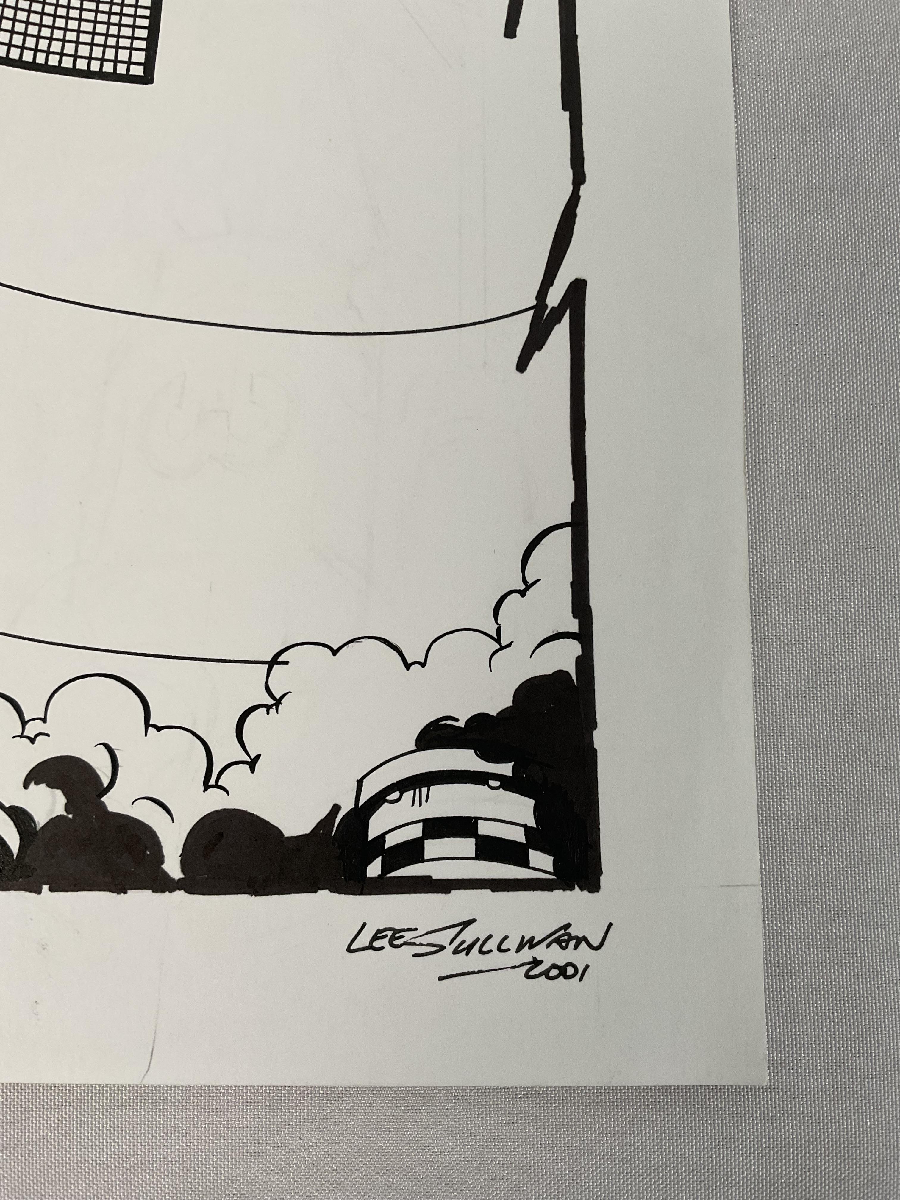 Lot 290 - Original Comic Book artwork - Lee Sullivan