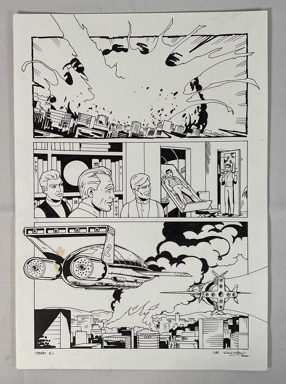 Lot 289 - Original Comic Book artwork - Lee Sullivan