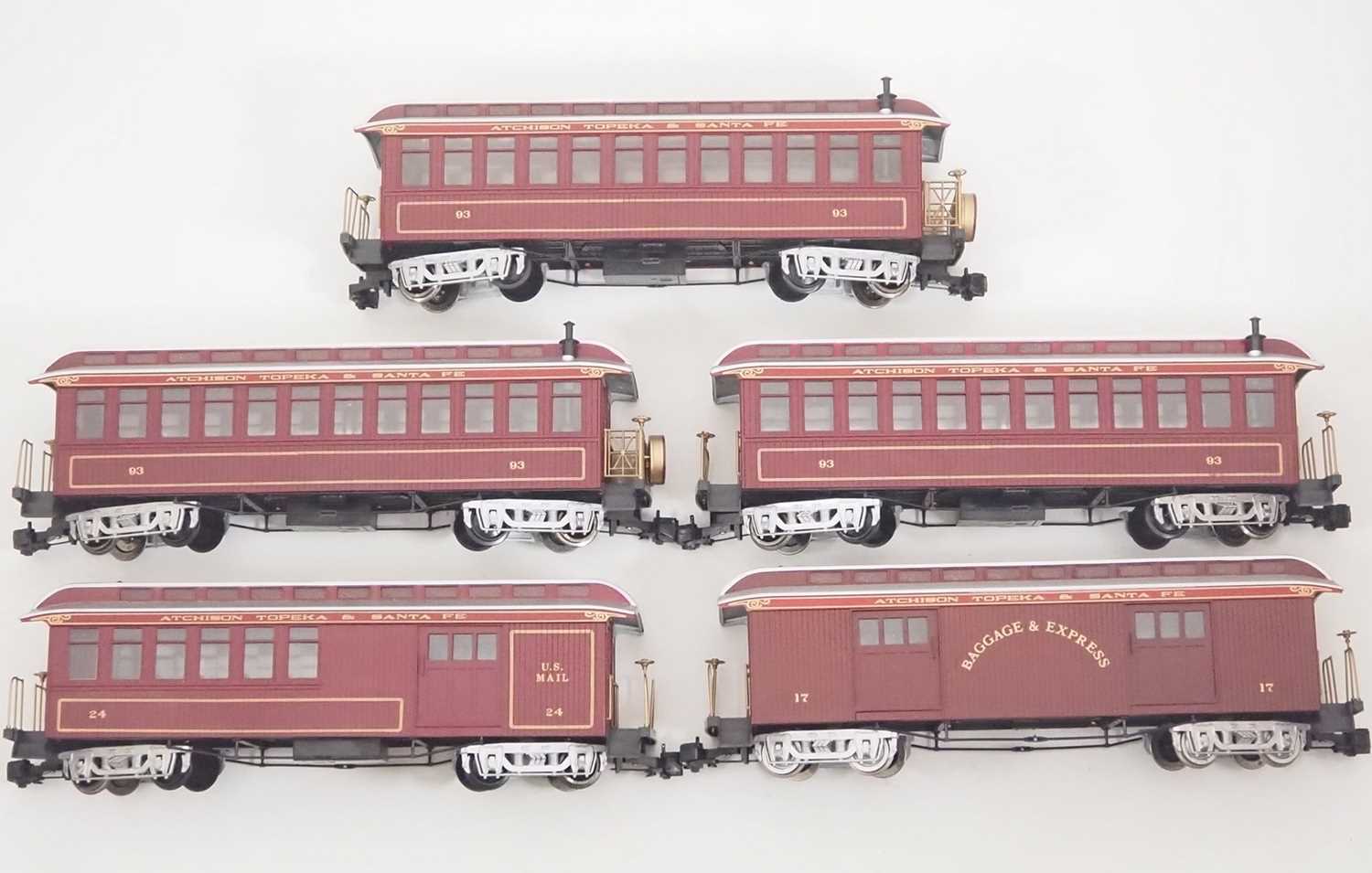 Lot 531 - A group of BACHMANN G scale American Outline