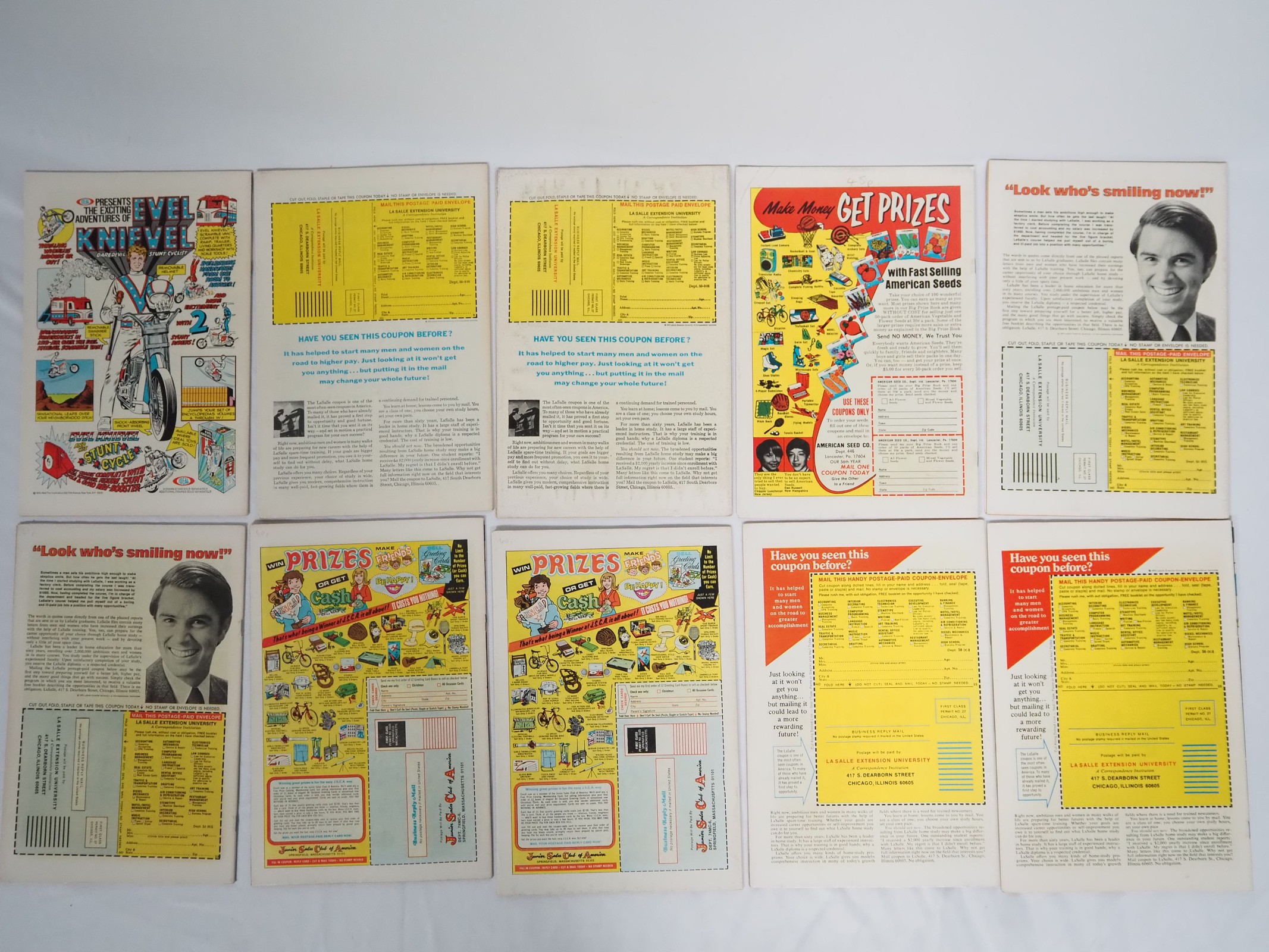 Lot 352 - AVENGERS #120, 121, 122, 123, 125, 126, 127,