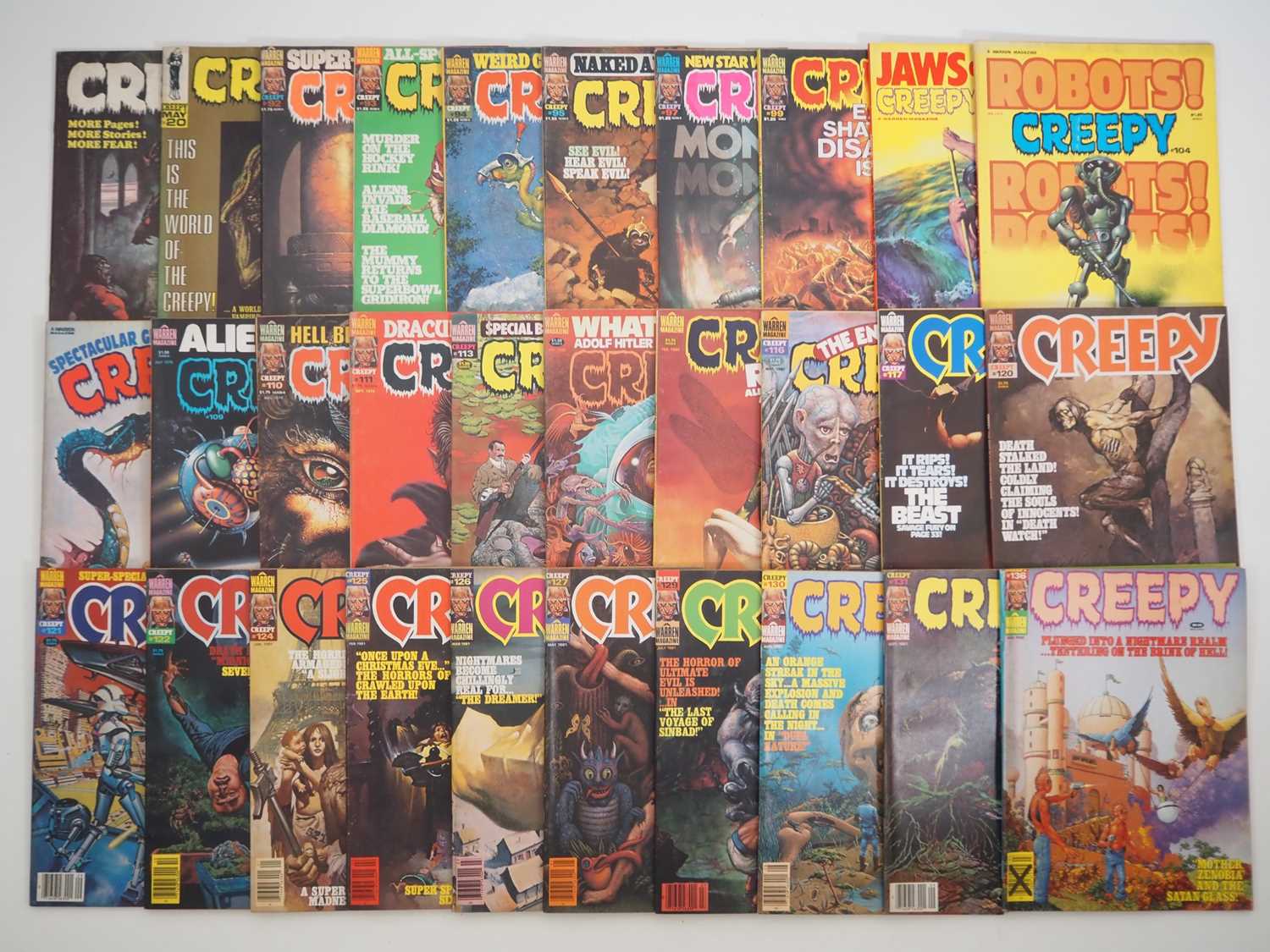 Lot 263 - CREEPY #6, 20, 92-95, 97, 99, 101, 104, 105,