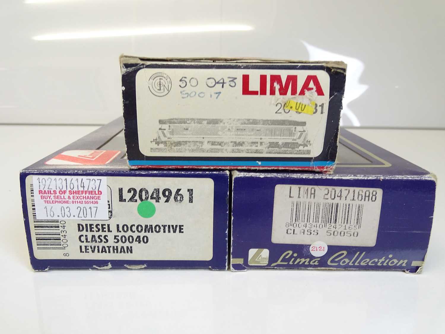 Lot 246 - OO SCALE MODEL RAILWAYS: A trio of LIMA