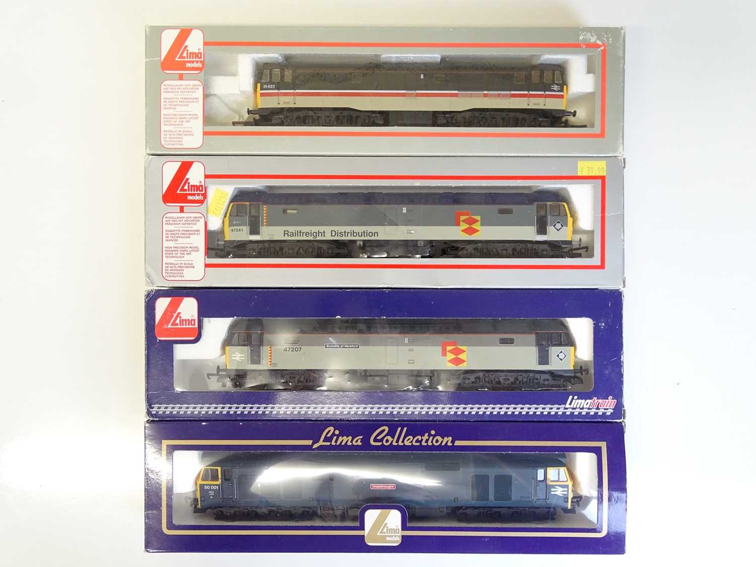 Lot 250 - OO SCALE MODEL RAILWAYS: A group of LIMA