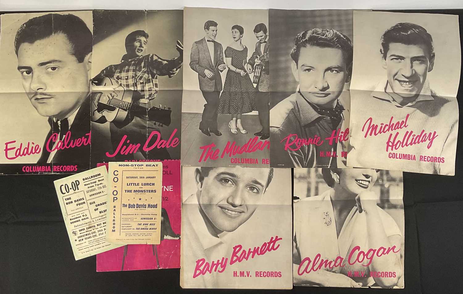 Lot 173 - A group of music posters c. 1950s including