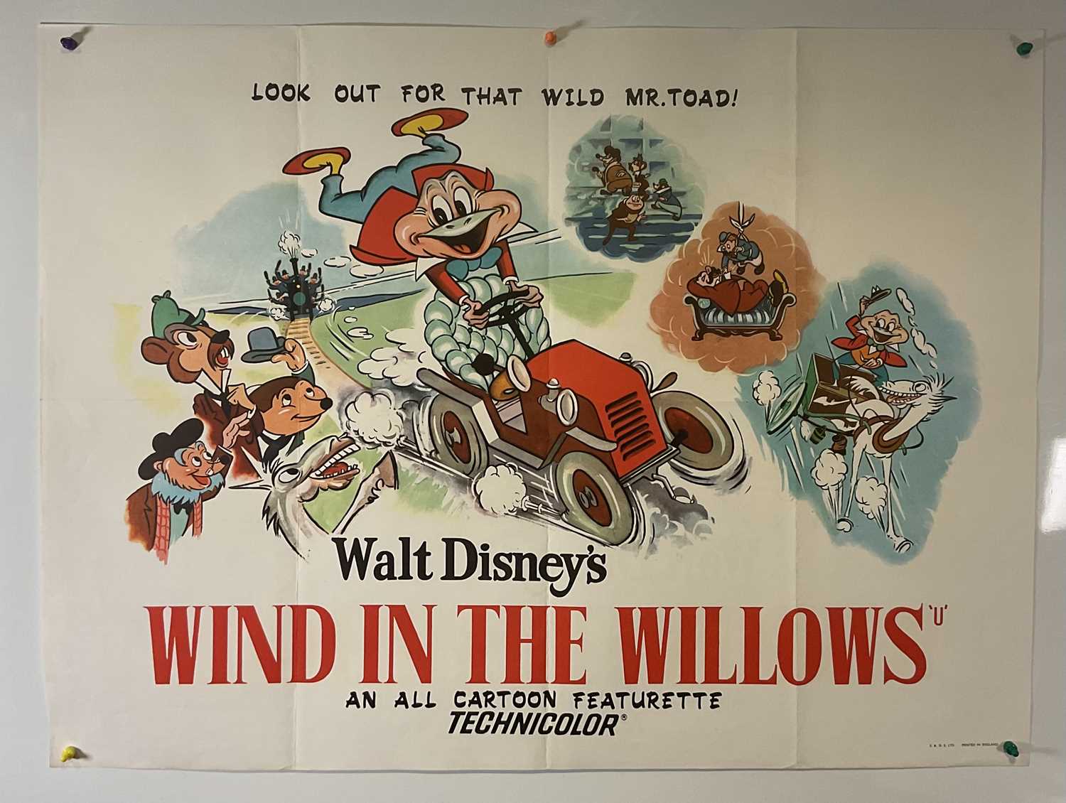 Lot 115 - WALT DISNEY: WIND IN THE WILLOWS (1949)