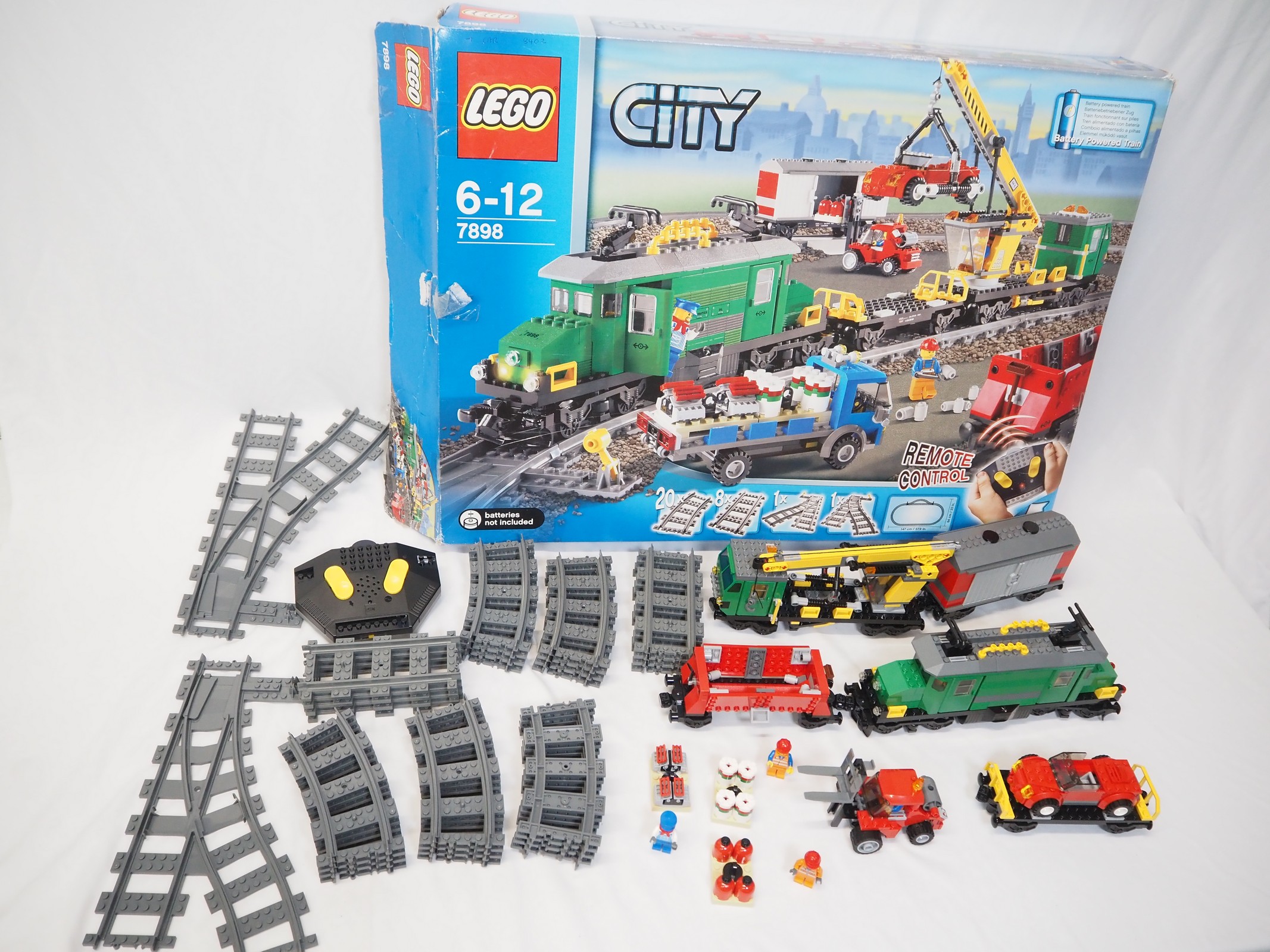 Lot 55 - LEGO - CITY #7898 RC Train - Cargo Train