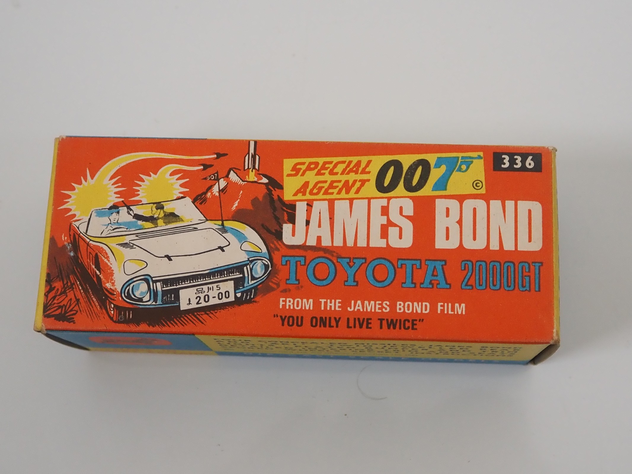 Lot 11 - A CORGI 336 diecast James Bond Toyota 2000GT