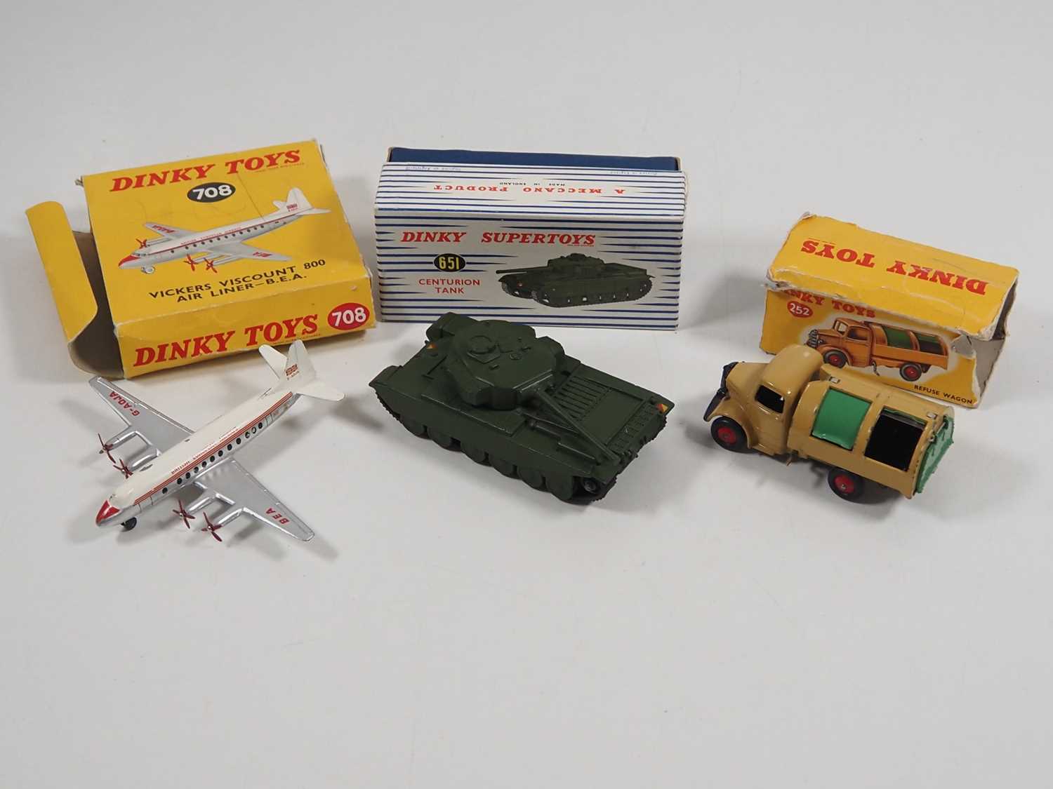 Lot 87 - A small group of DINKY diecast vehicles