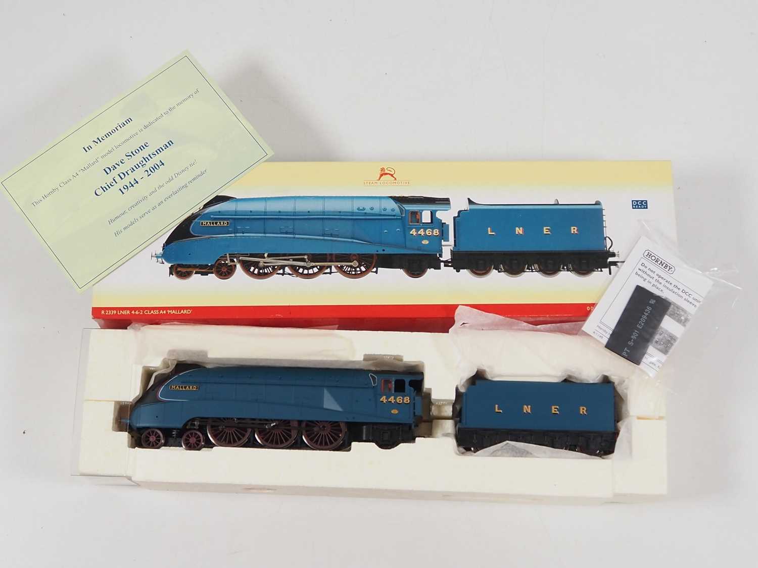 Lot 483 - A HORNBY R2339 OO gauge class A4 steam