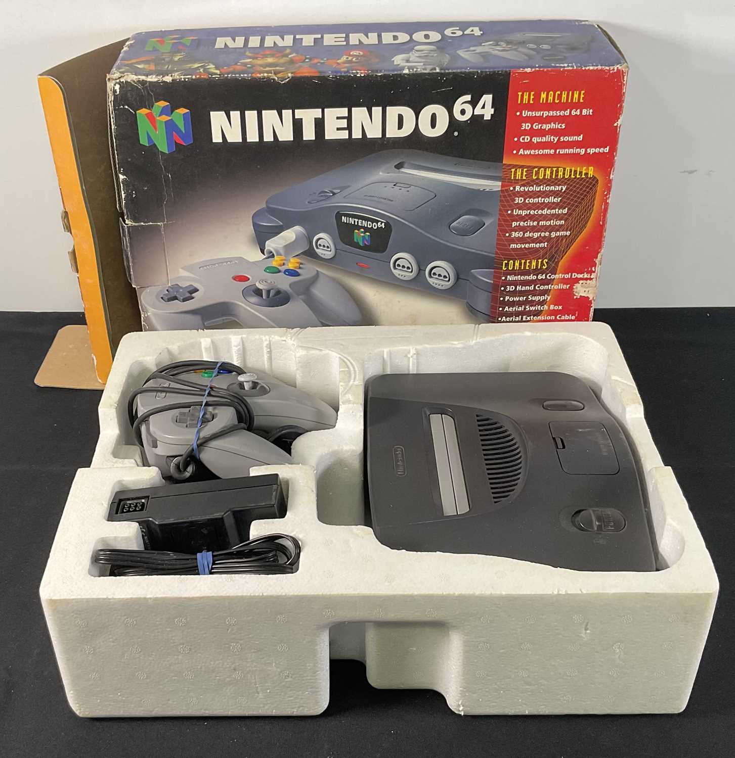 Lot 371 - A NINTENDO 64 (N64) PAL version, boxed with